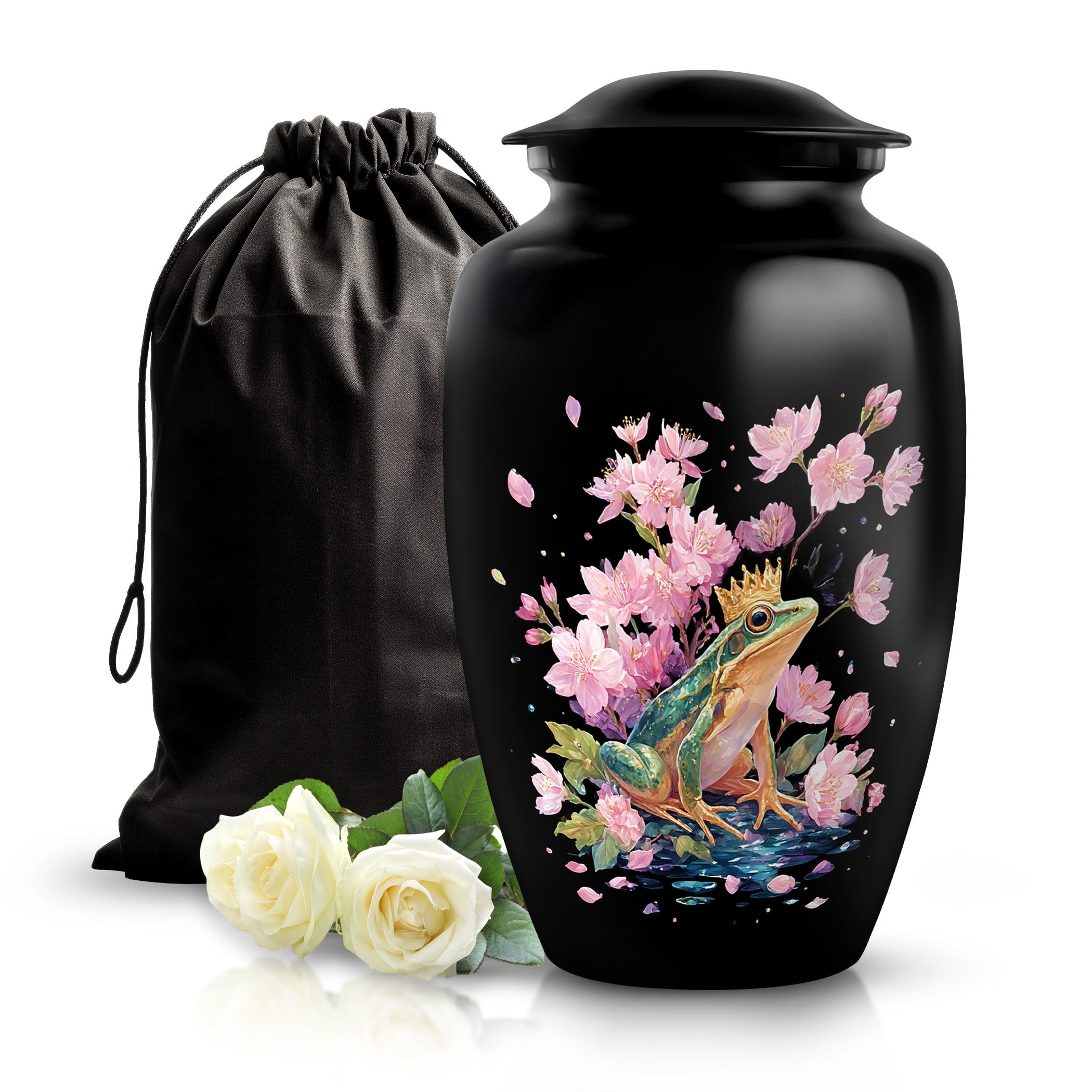 SABURIAL Frogs Urn - Burial Funeral Urns For Mom & Dad Ashes ...