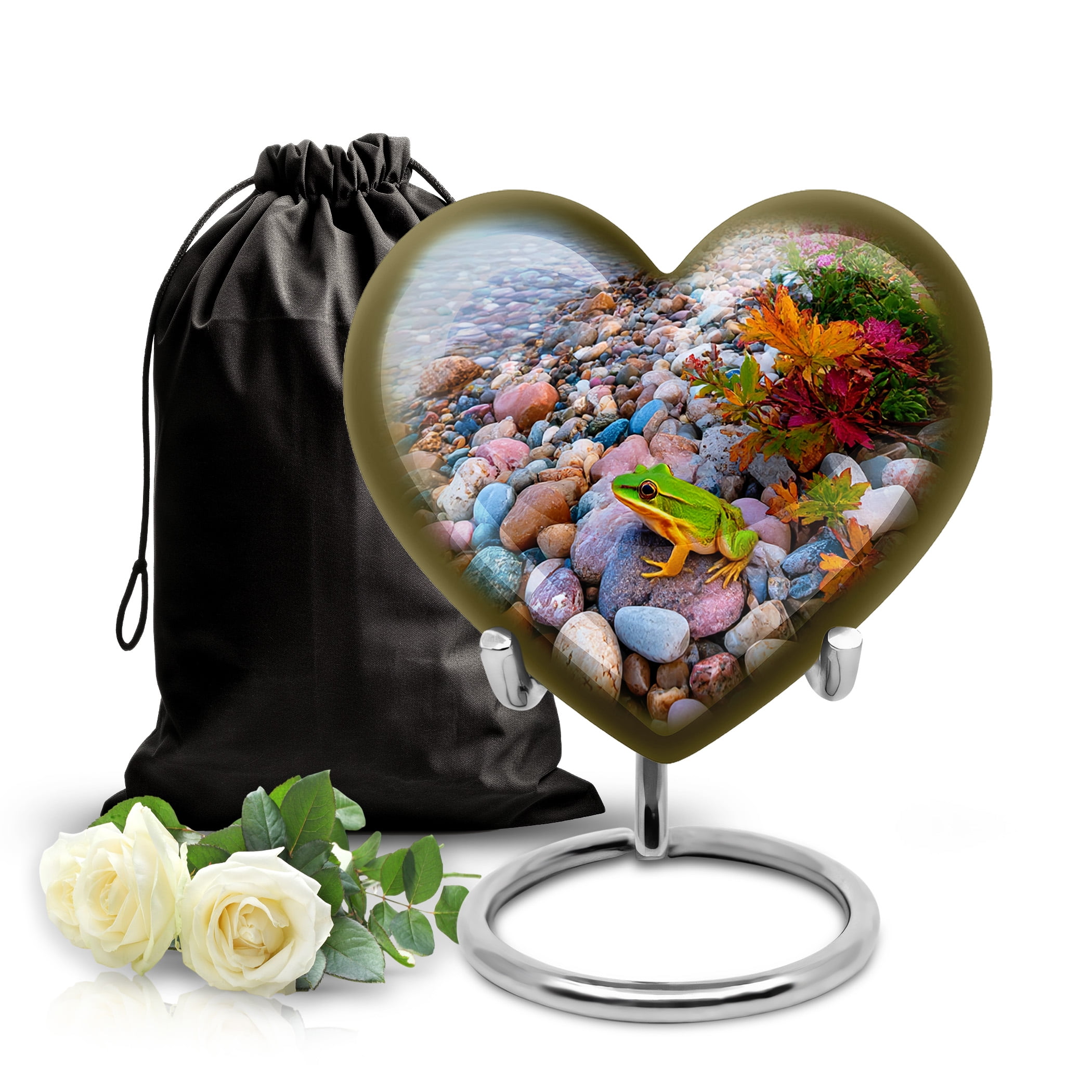 SABURIAL Frogs Urn Cremation Memorial - Burial And Funeral Urn - 8 Inch ...