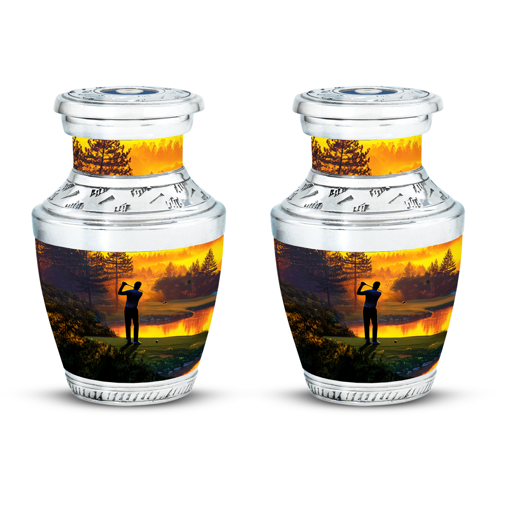 SABURIAL Golf Ball Urn - Handcrafted Funeral Urns for Mom and Dad ...