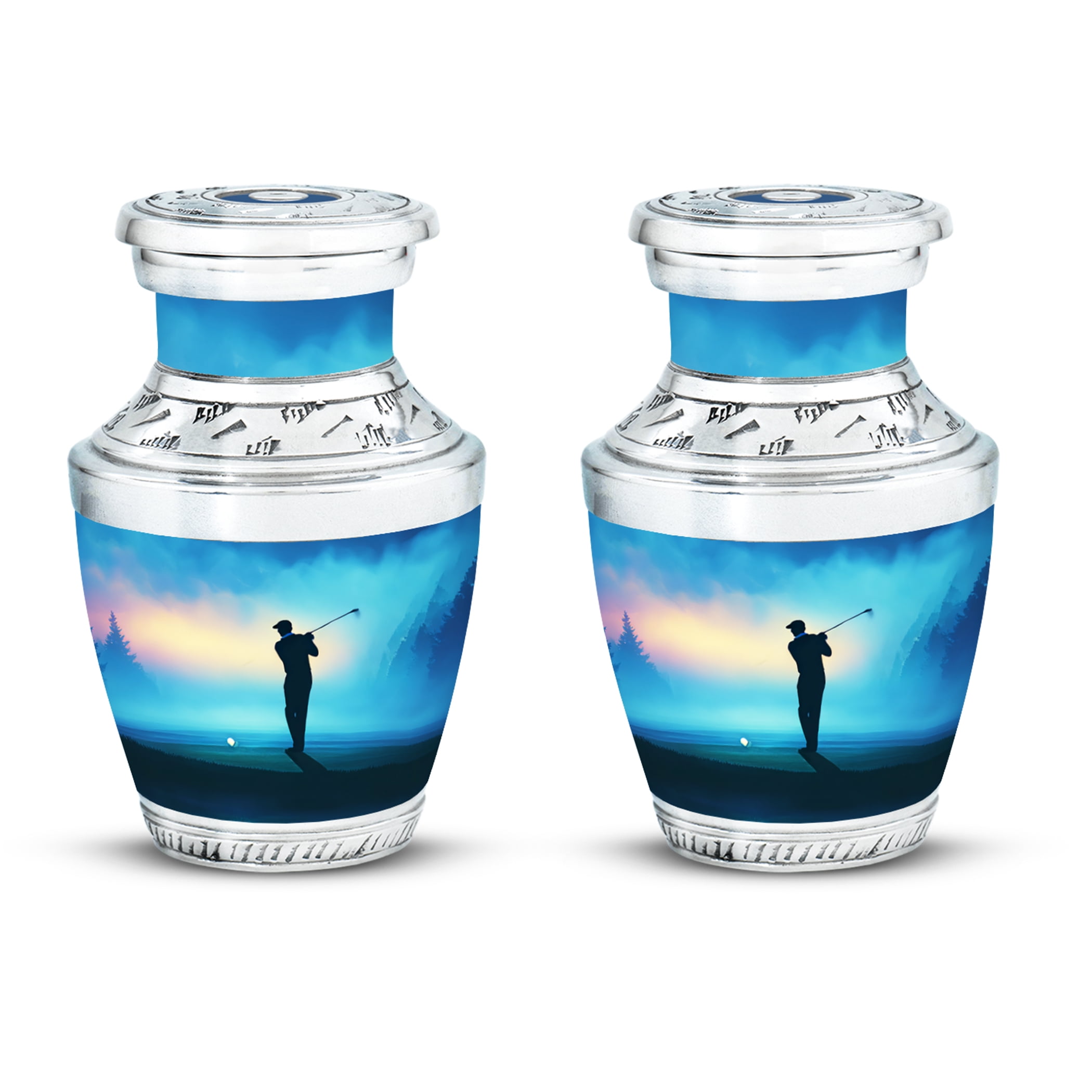 SABURIAL Golf Ball Urn - Small Memorial Tribute Urns for Mom & Dad Ash ...