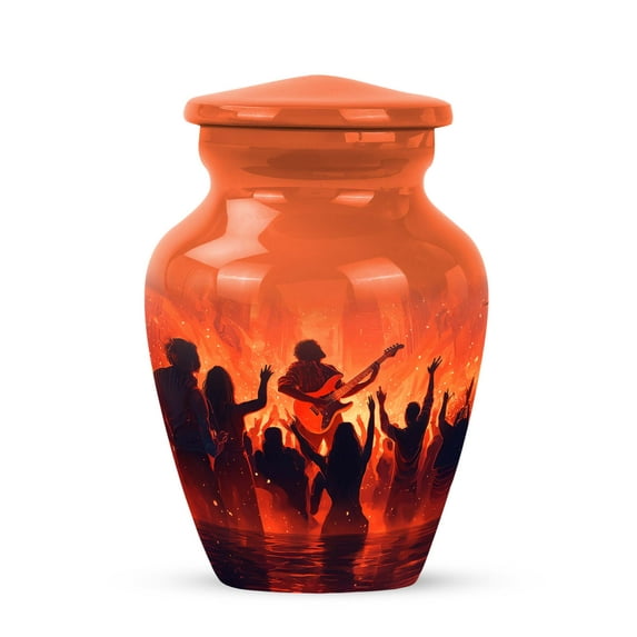 SABURIAL Guitar Urn - Decorative Urn for Mom & Dad Ashes - 3 Inch ...