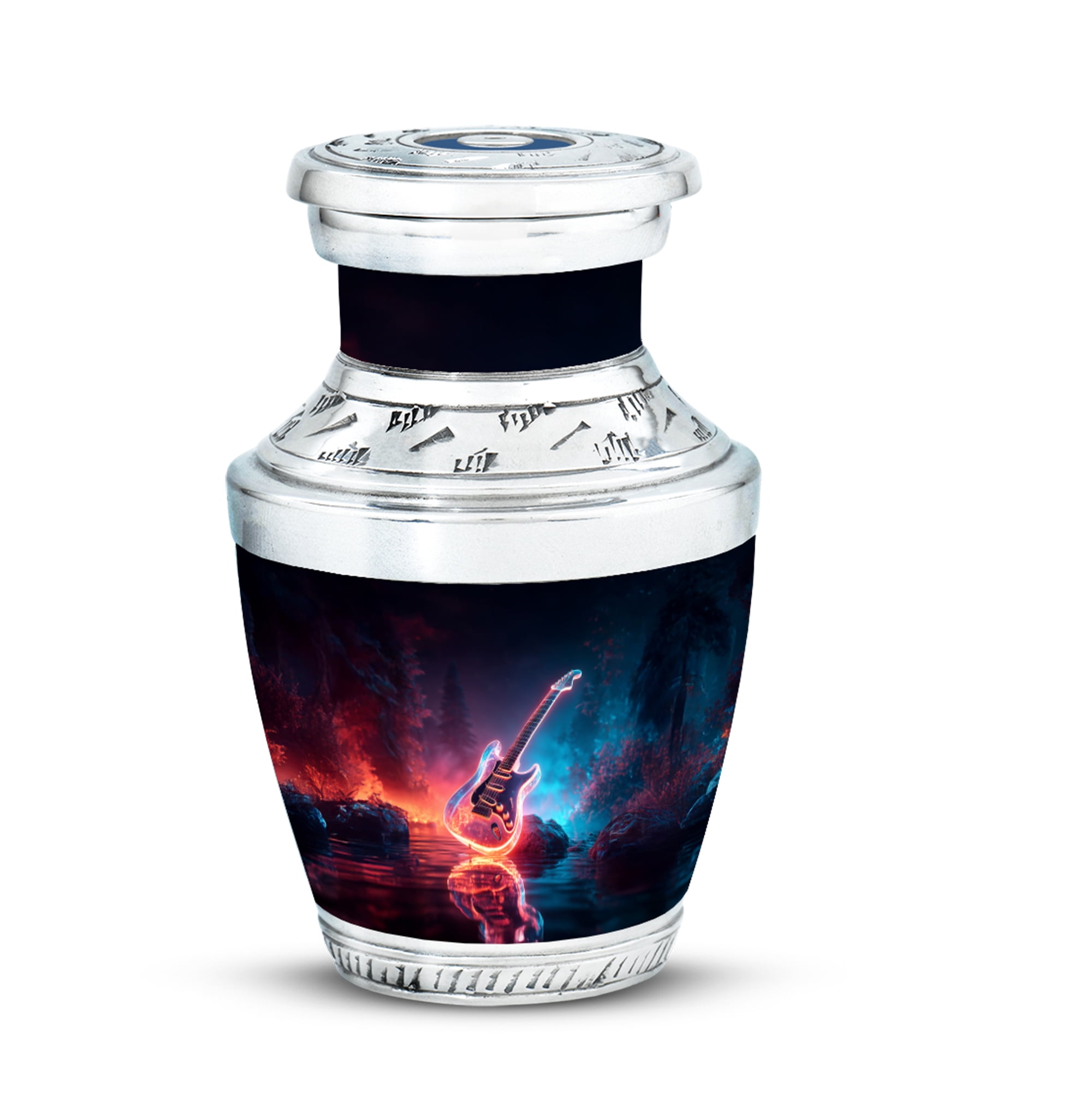 SABURIAL Guitar Urn - Human Remains Urn - 3 Inch - Pack Of 1 - Funeral ...
