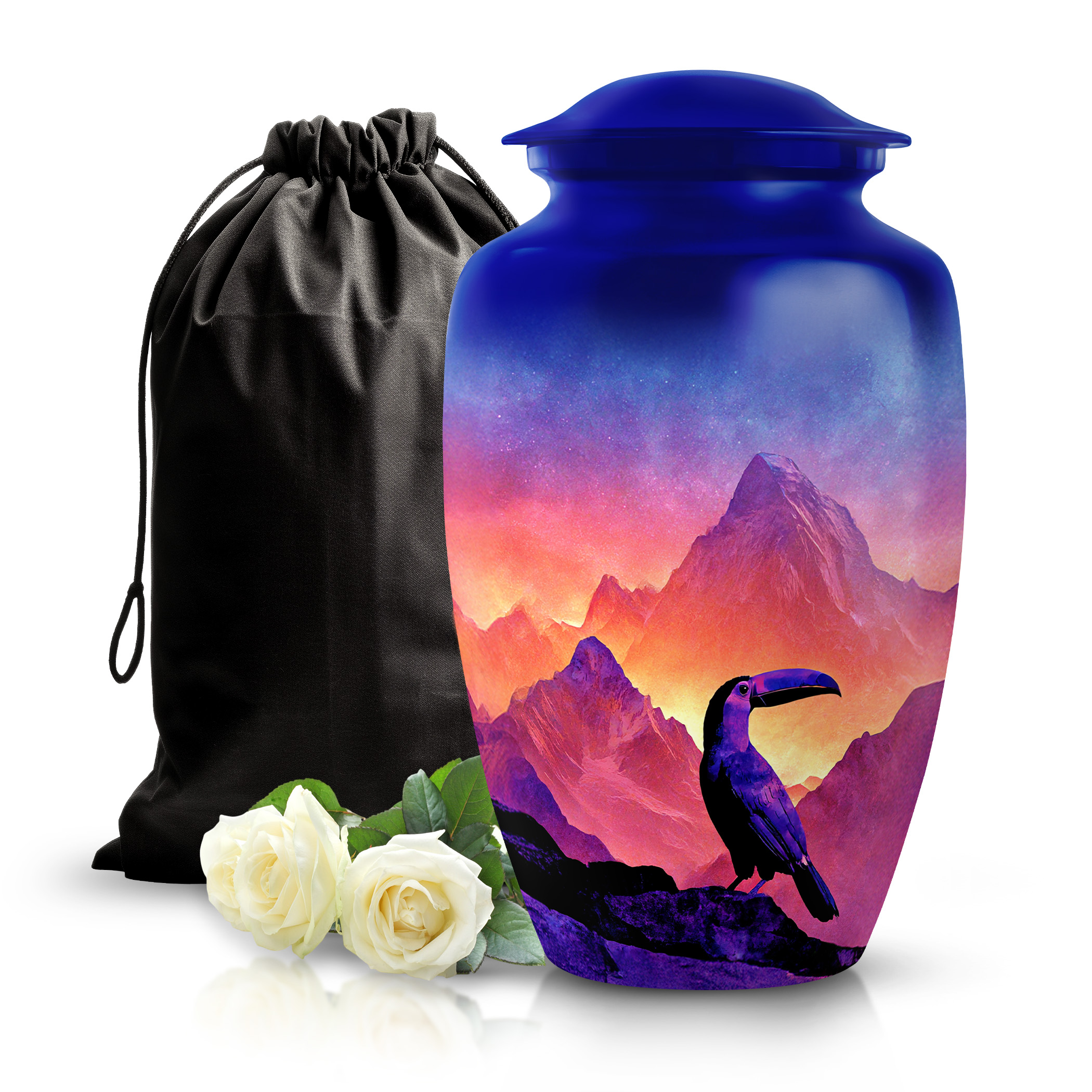 SABURIAL Hornbill Urn - Unique Handcrafted Funeral Urn For Ash ...