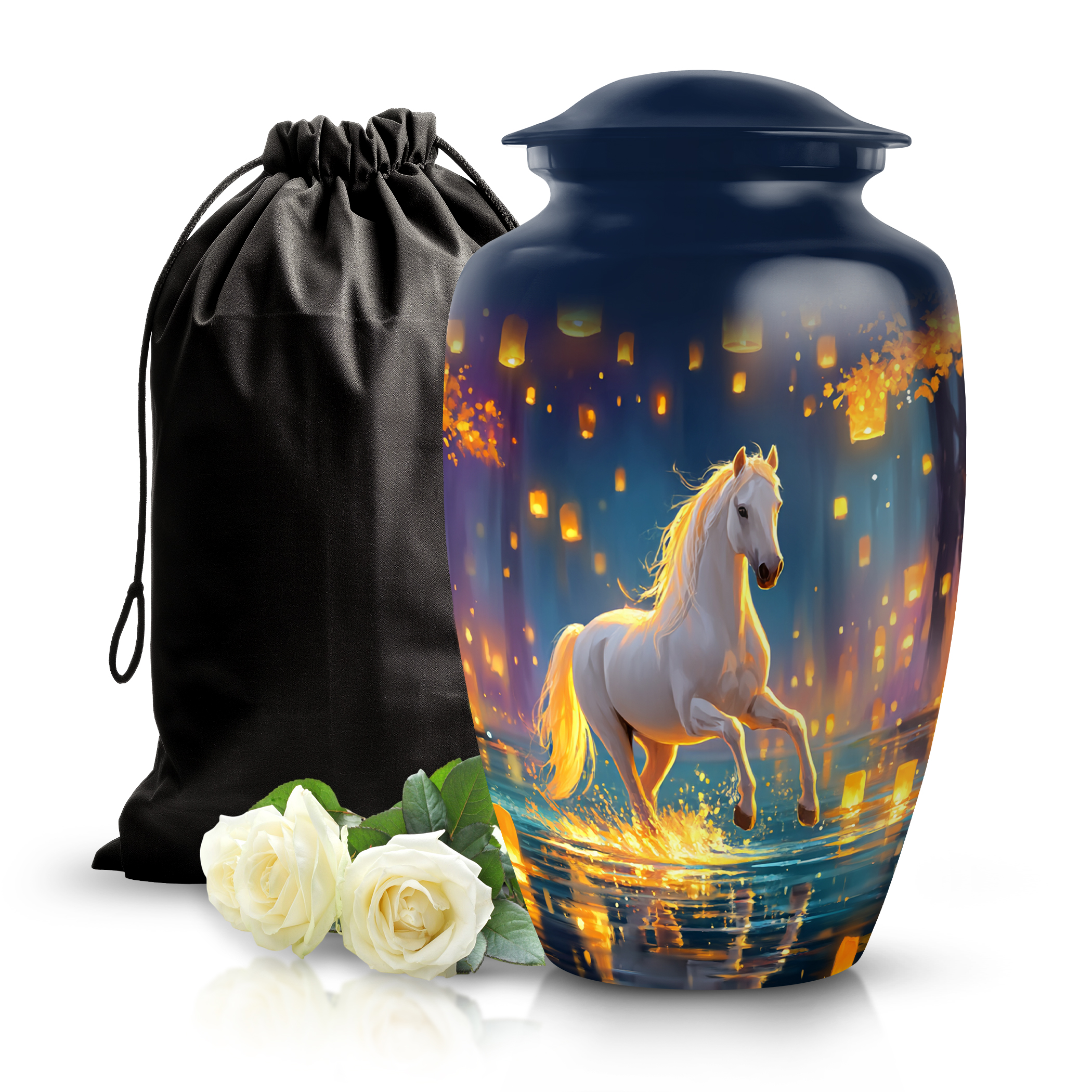 SABURIAL Horse Urn - Beautiful Adults Urn For Human Ashes - Large ...