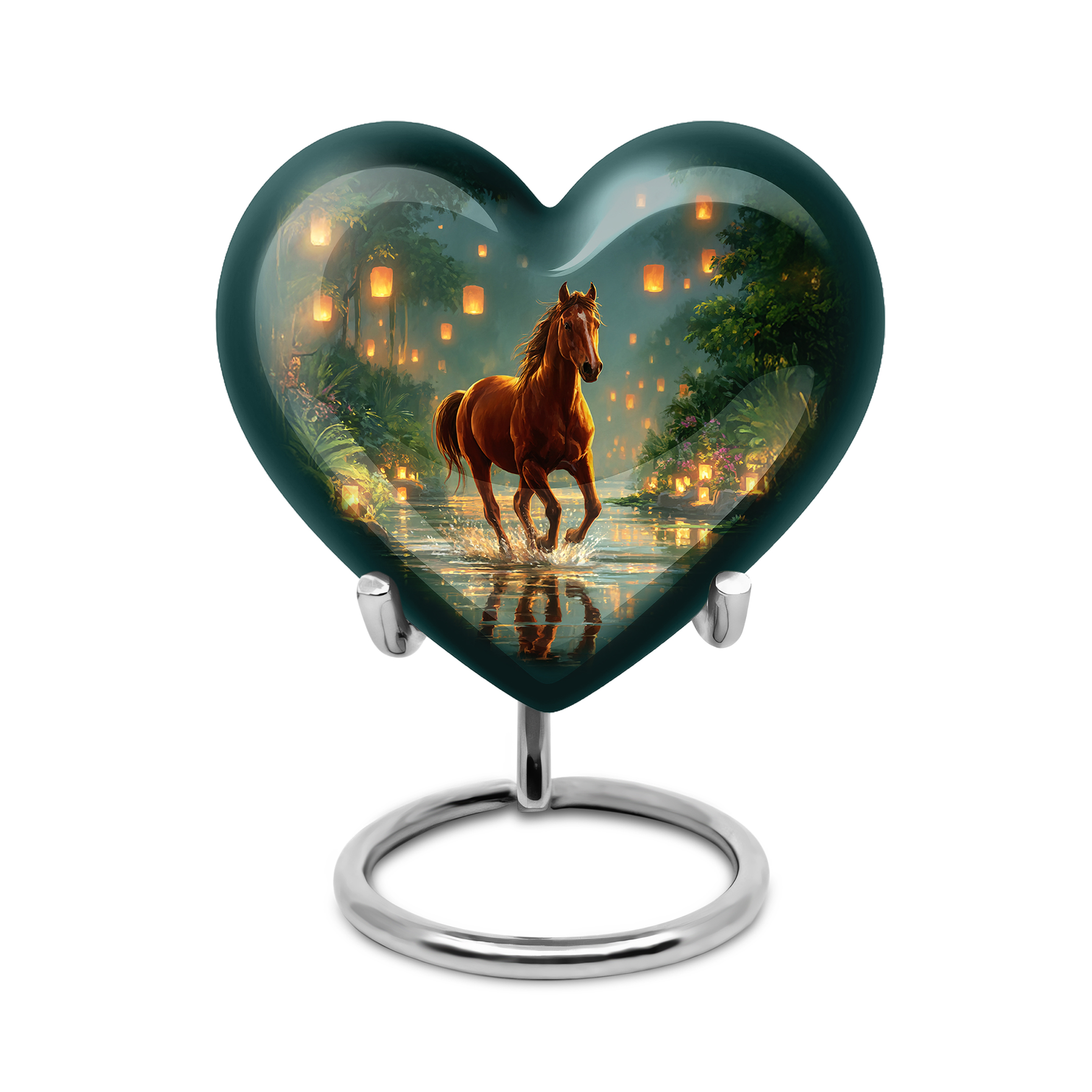 SABURIAL Horse Urn - Decorative Urn For Mom & Dad - 3 Inch - Pack Of 1 ...