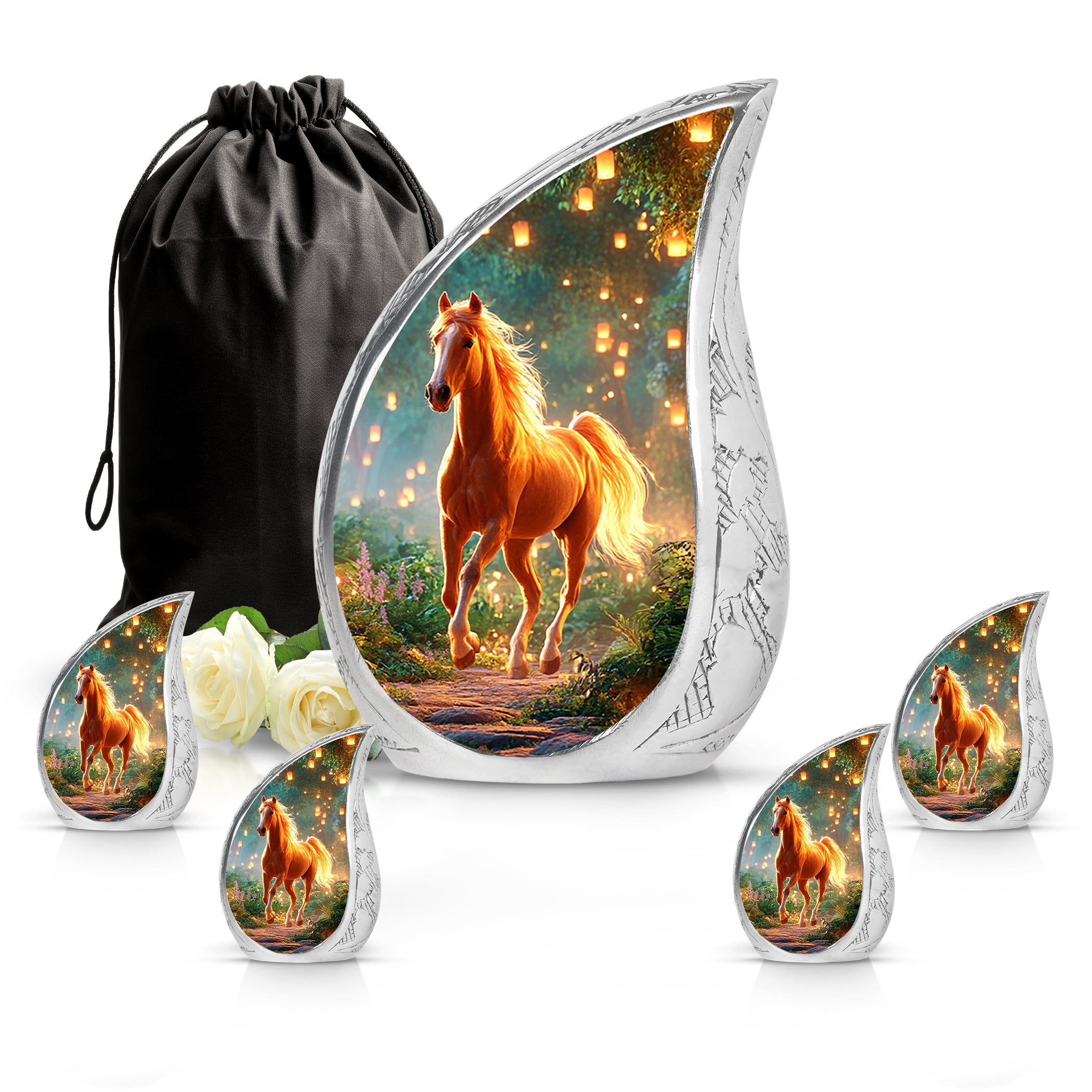 SABURIAL Horse Urn - Perfect Large Urn For Burial - Beautiful ...