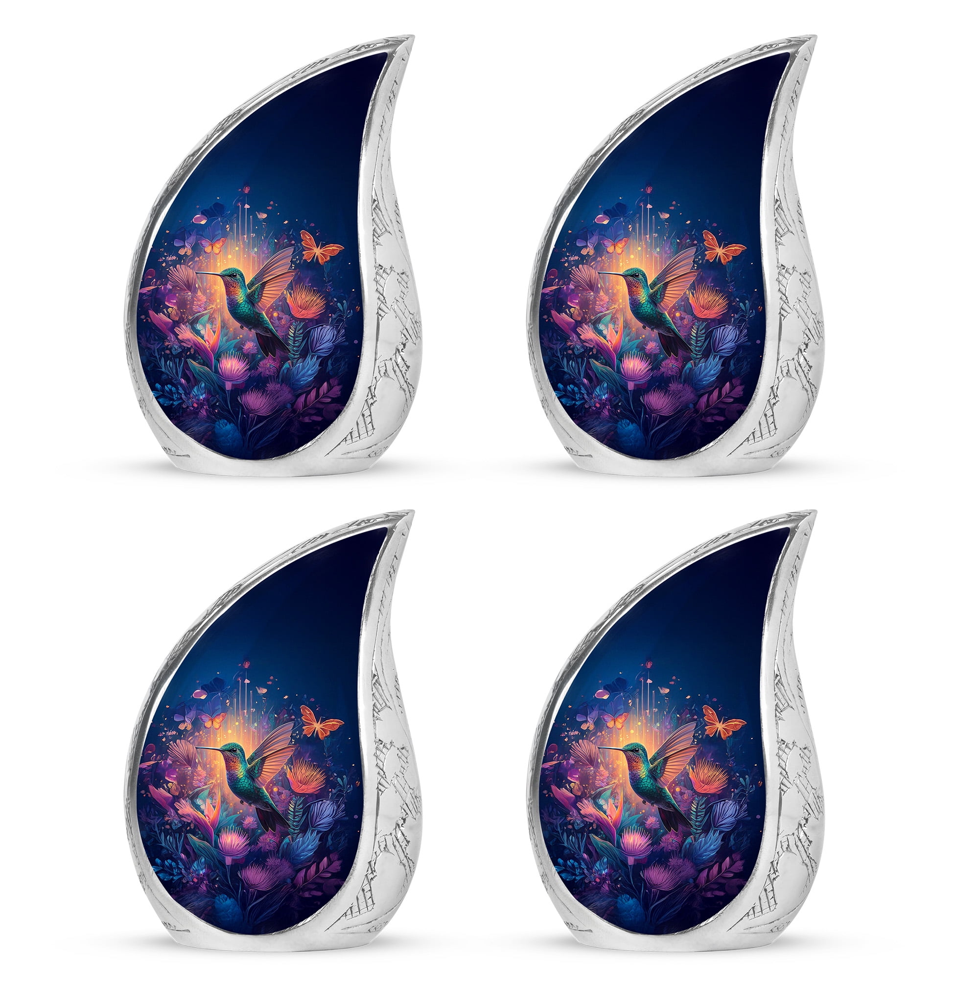 SABURIAL Humming Bird Urn - Adult Decorative Urn - 3 Inch - Pack of 4 ...