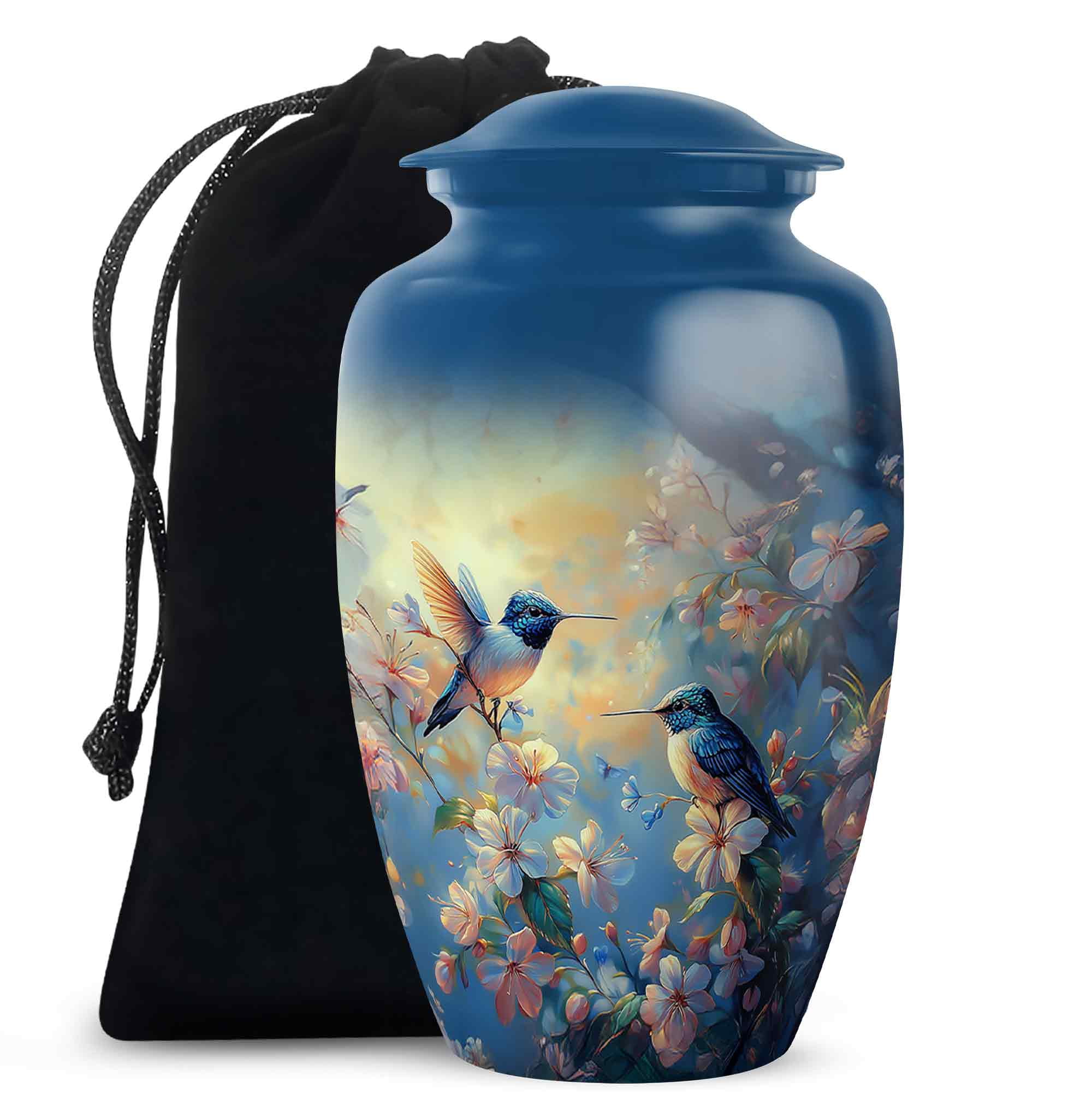 SABURIAL Humming Bird Urn - Burial Urn for Adult Human - 10 Inch ...