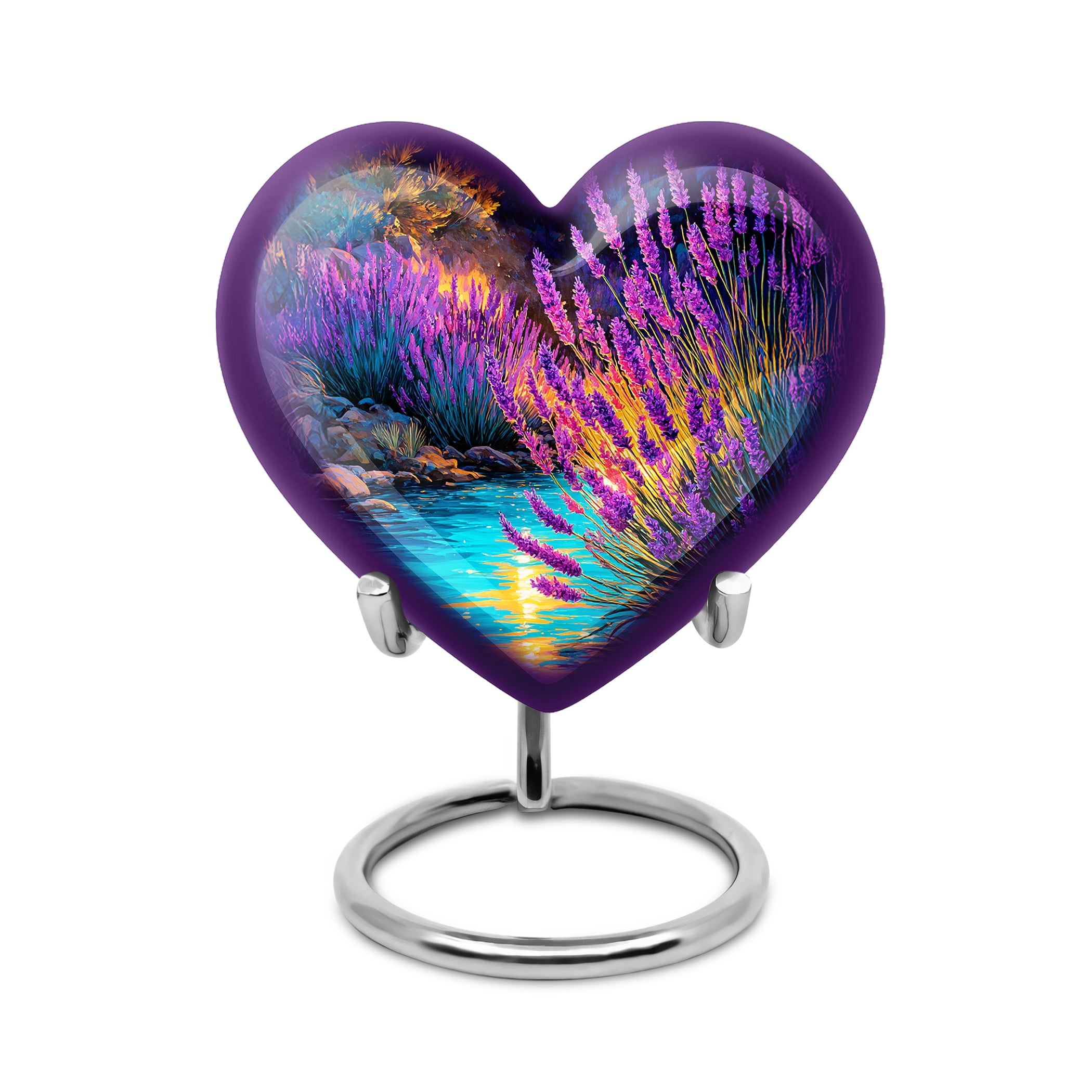 SABURIAL Lavender Grass Urn Cremation Urn For Adult Ashes - Human ...