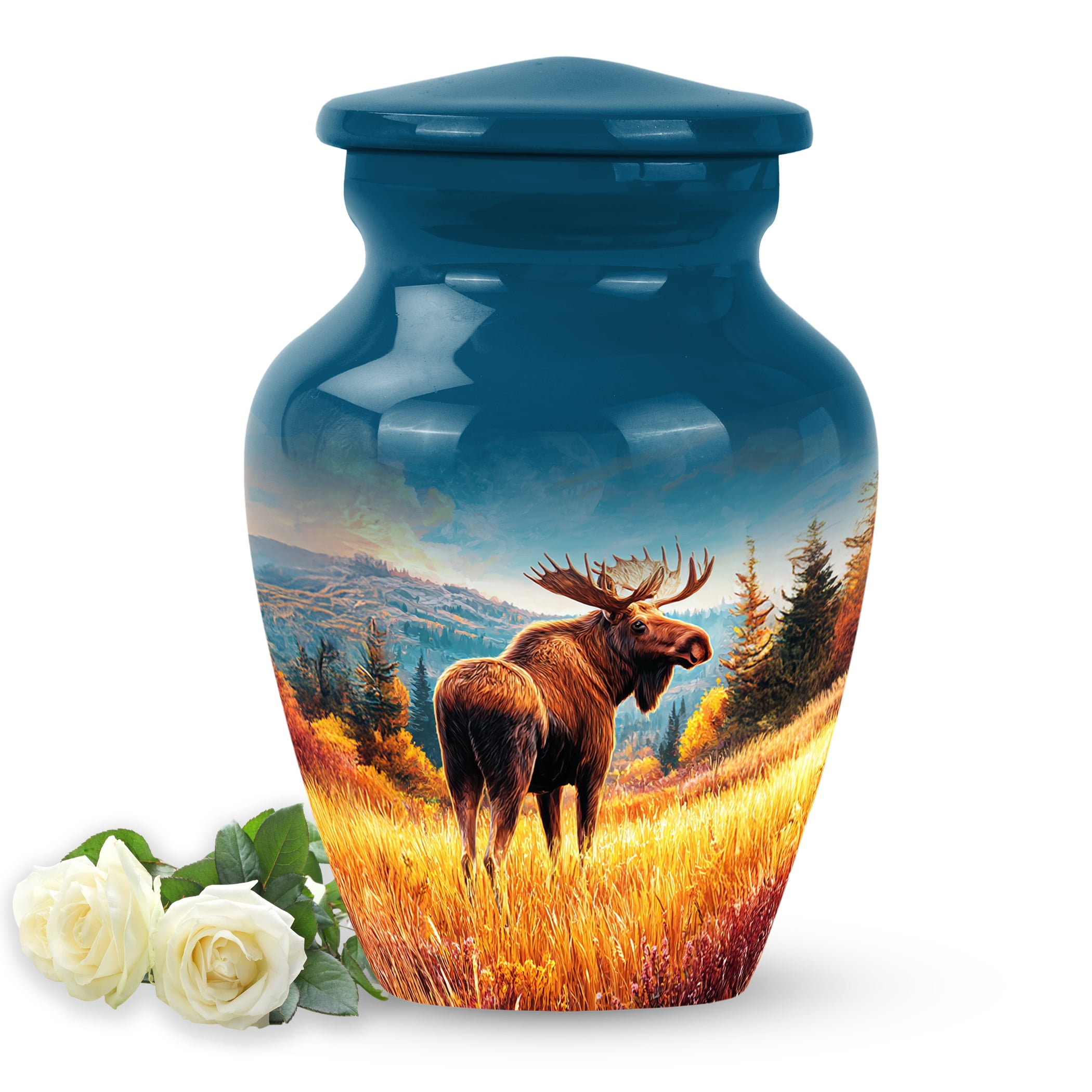 SABURIAL Moose Urn - Miniature Urn For Adults Ashes - Unique Funeral ...