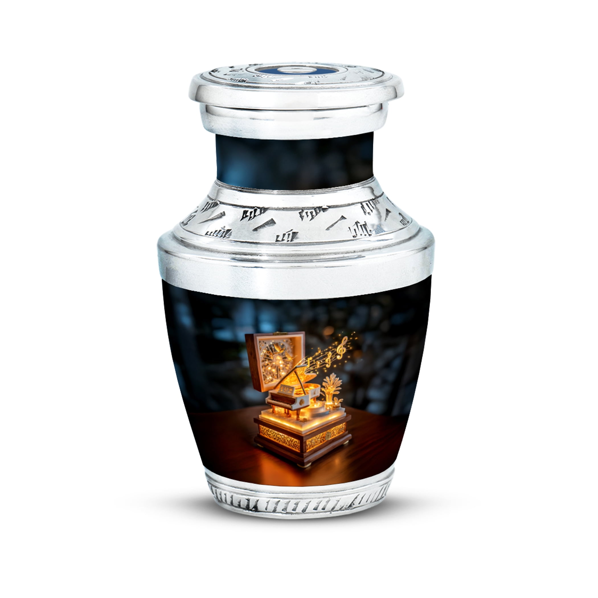 SABURIAL Music Urn - Keepsake For Ashes - 3 Inch - Pack Of 1 - Small ...