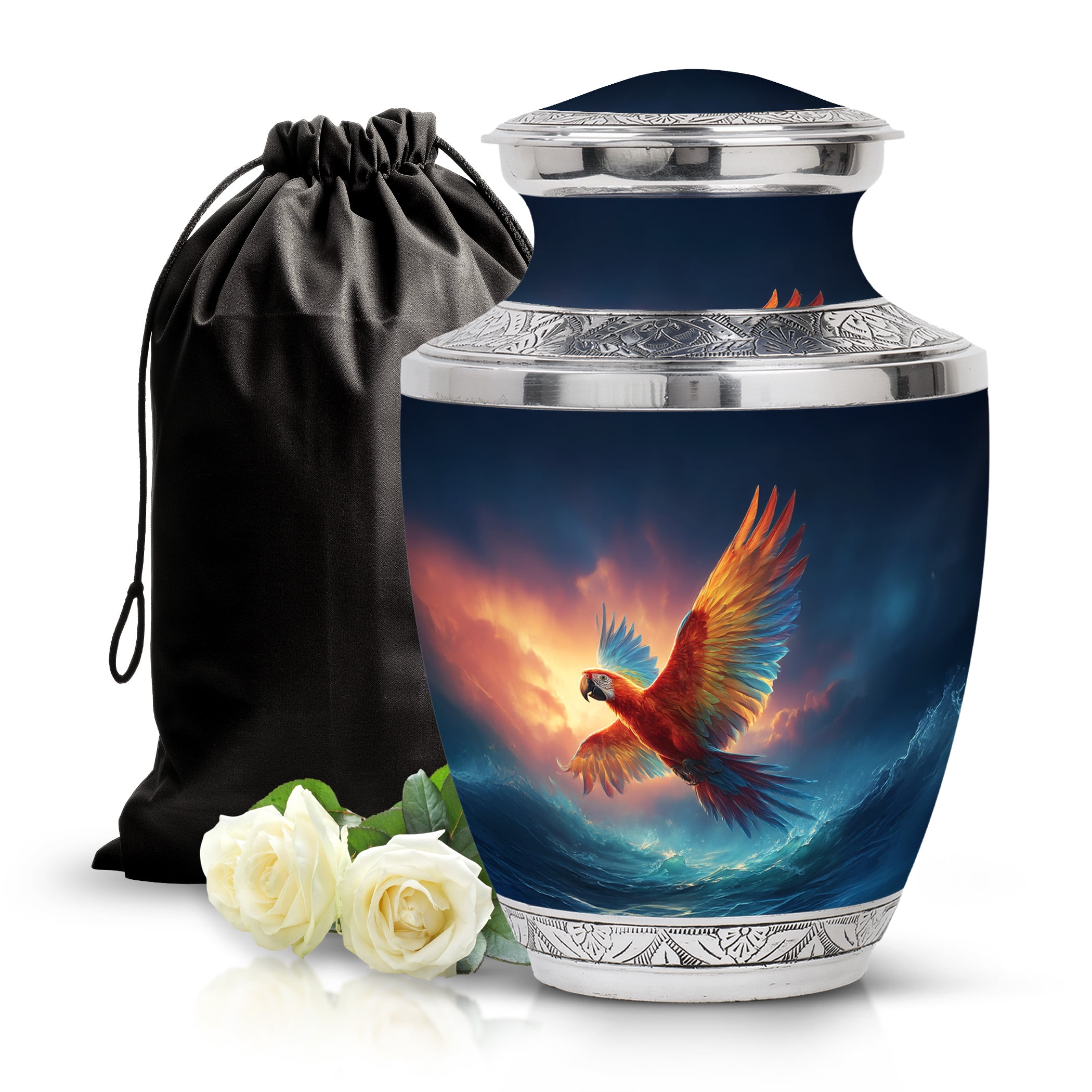 SABURIAL Parrot Urn - Cremation Urn Human - Ash Burials For Adult Ashes ...