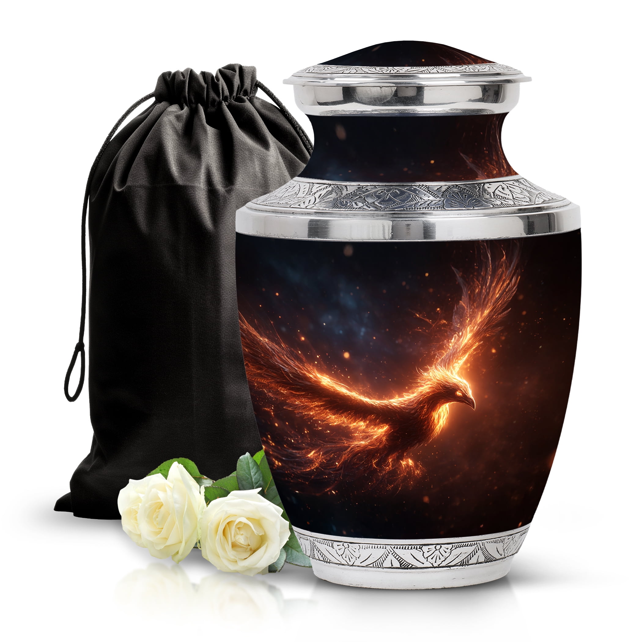 SABURIAL Phoenix Urn - Beautiful Funeral Urns for Adult Men Ashes ...