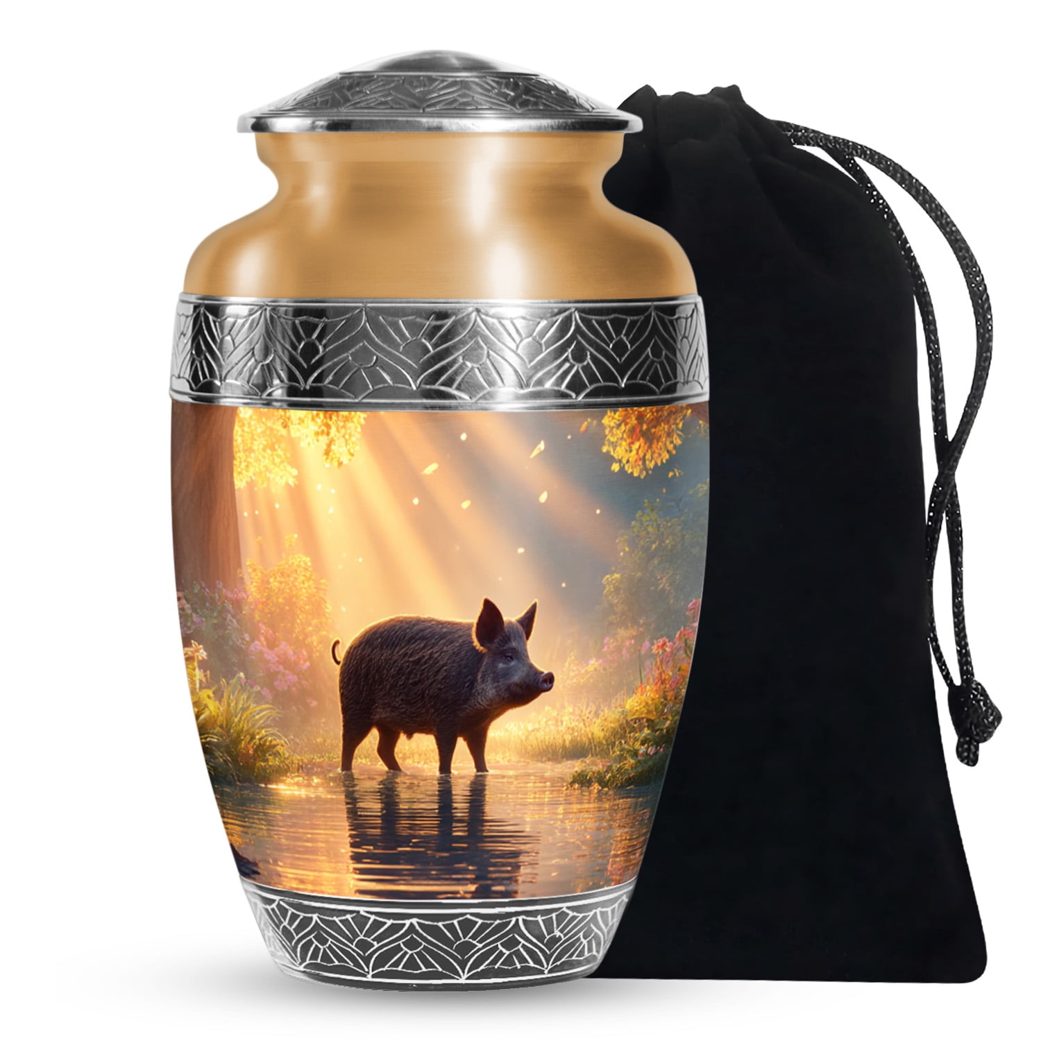 SABURIAL Pig Urn - Beautiful Cremation Urns For Male & Female Ash ...