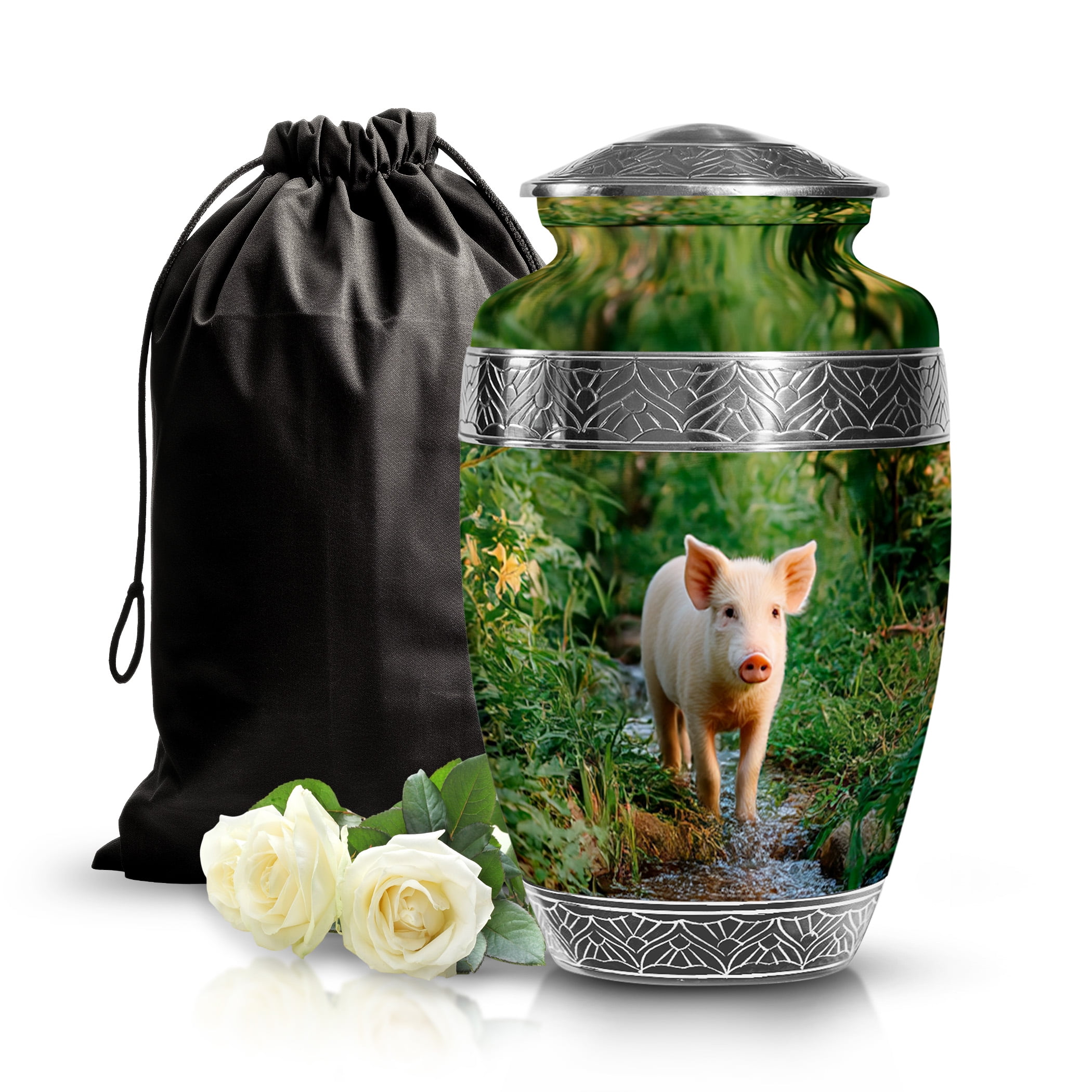 SABURIAL Pig Urn - Beautiful Funeral Urns For Human Ashes - Large ...
