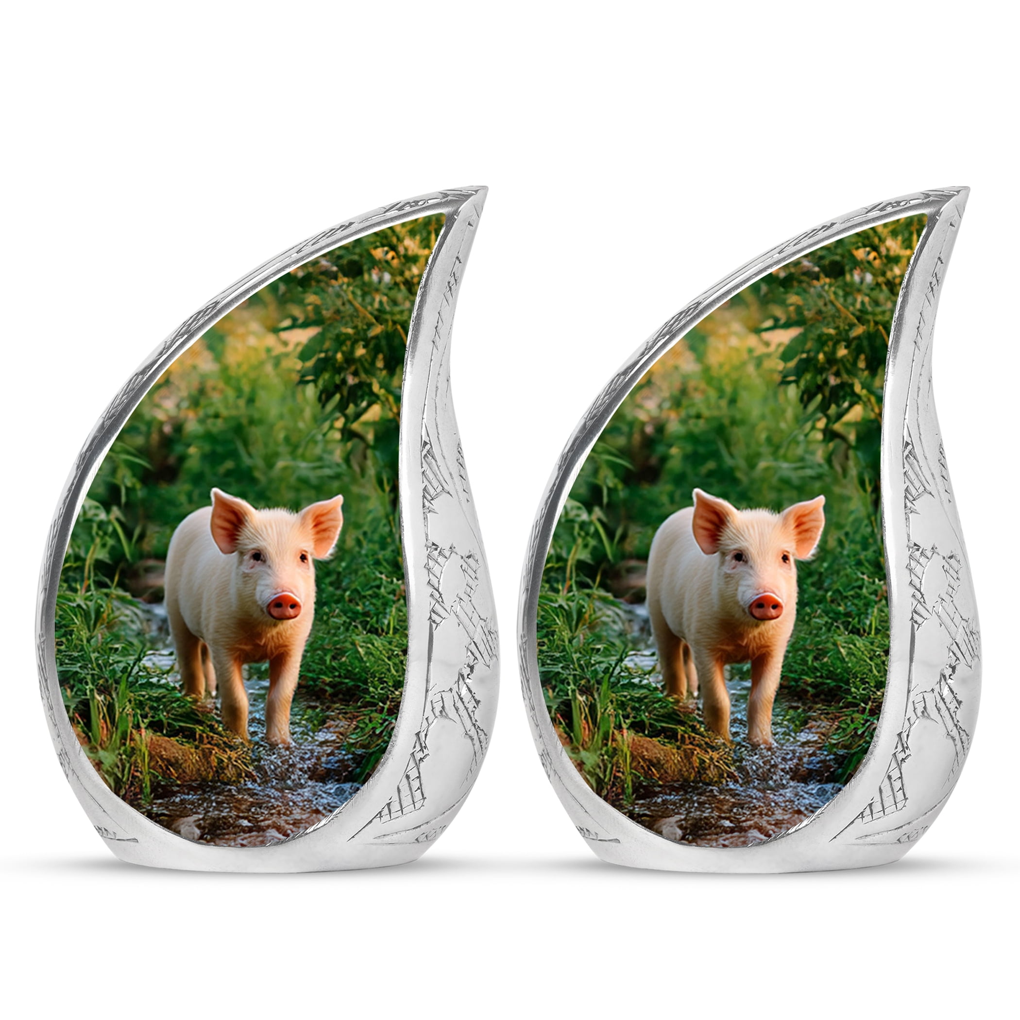 SABURIAL Pig Urn - Funeral Urn For Male Ashes - Miniature Urns For Mom ...