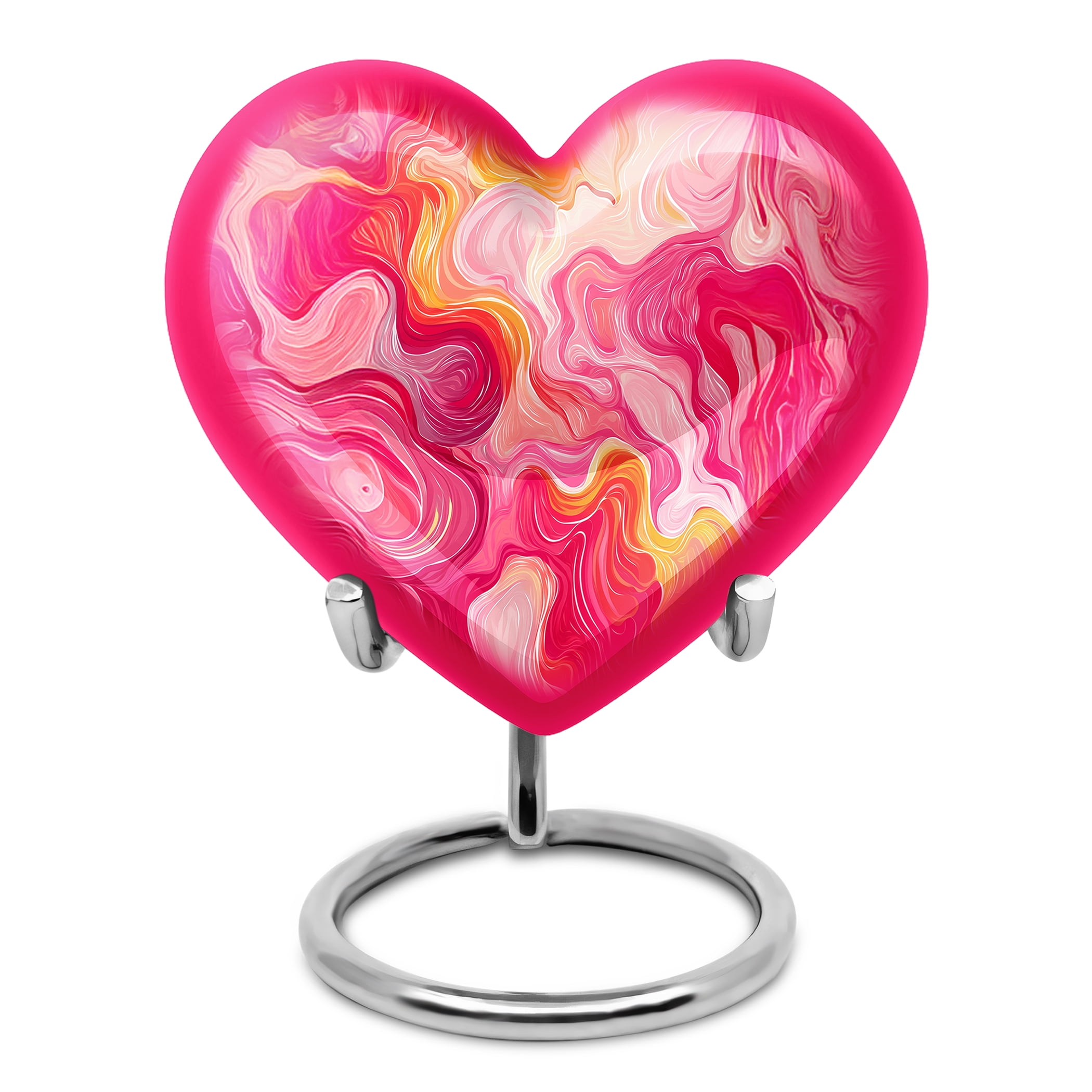 SABURIAL Pink Urn - Funeral Keepsake Urn - 3 Inch - Memorial Mini ...