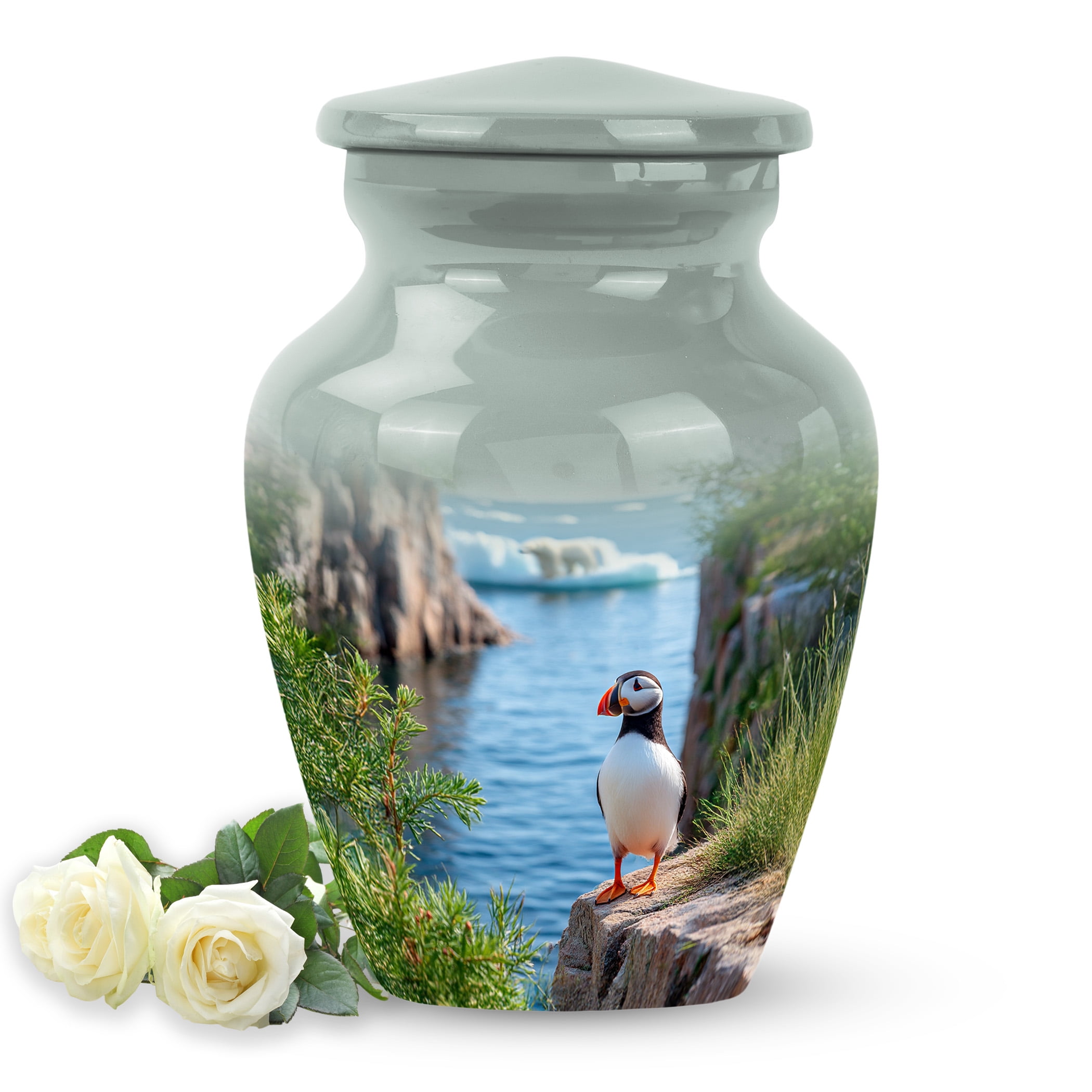 SABURIAL Puffins Burial Funeral Urns For Mom & Dad Ash - Unique ...