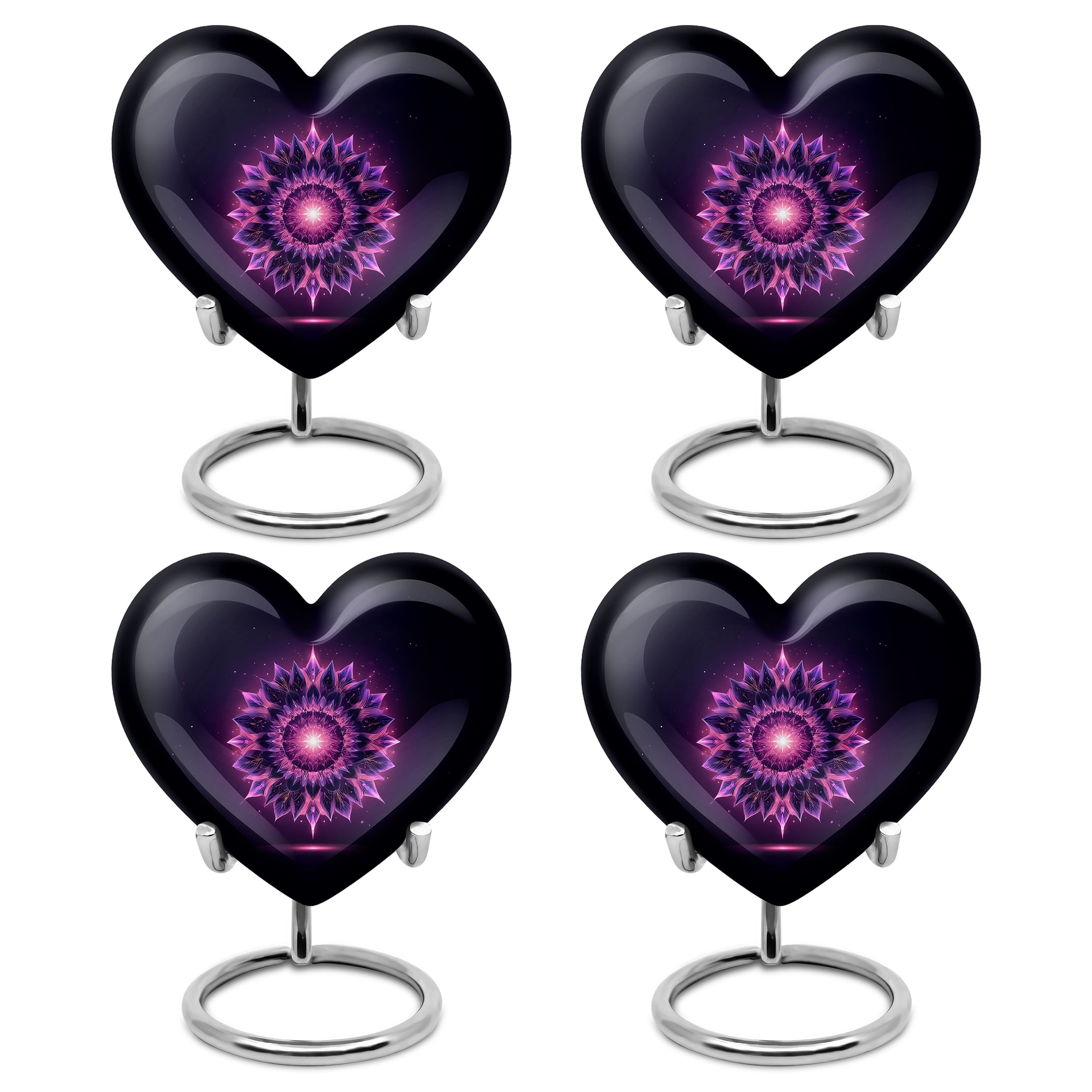SABURIAL Purple Urn - Memorial Small Burial Urn For Female - Little ...