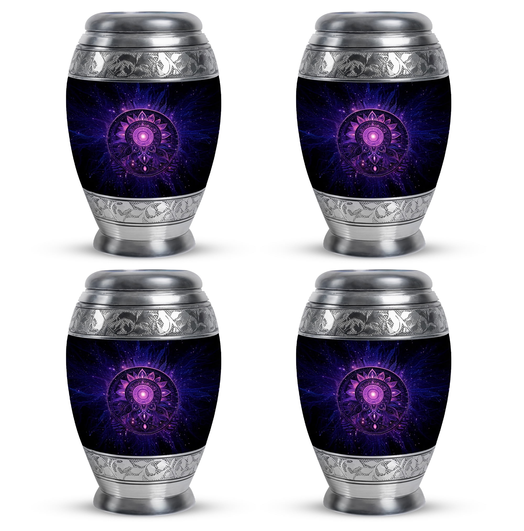 SABURIAL Purple Urn - Small Cremation Urns For Men - Mini Keepsake Urns ...