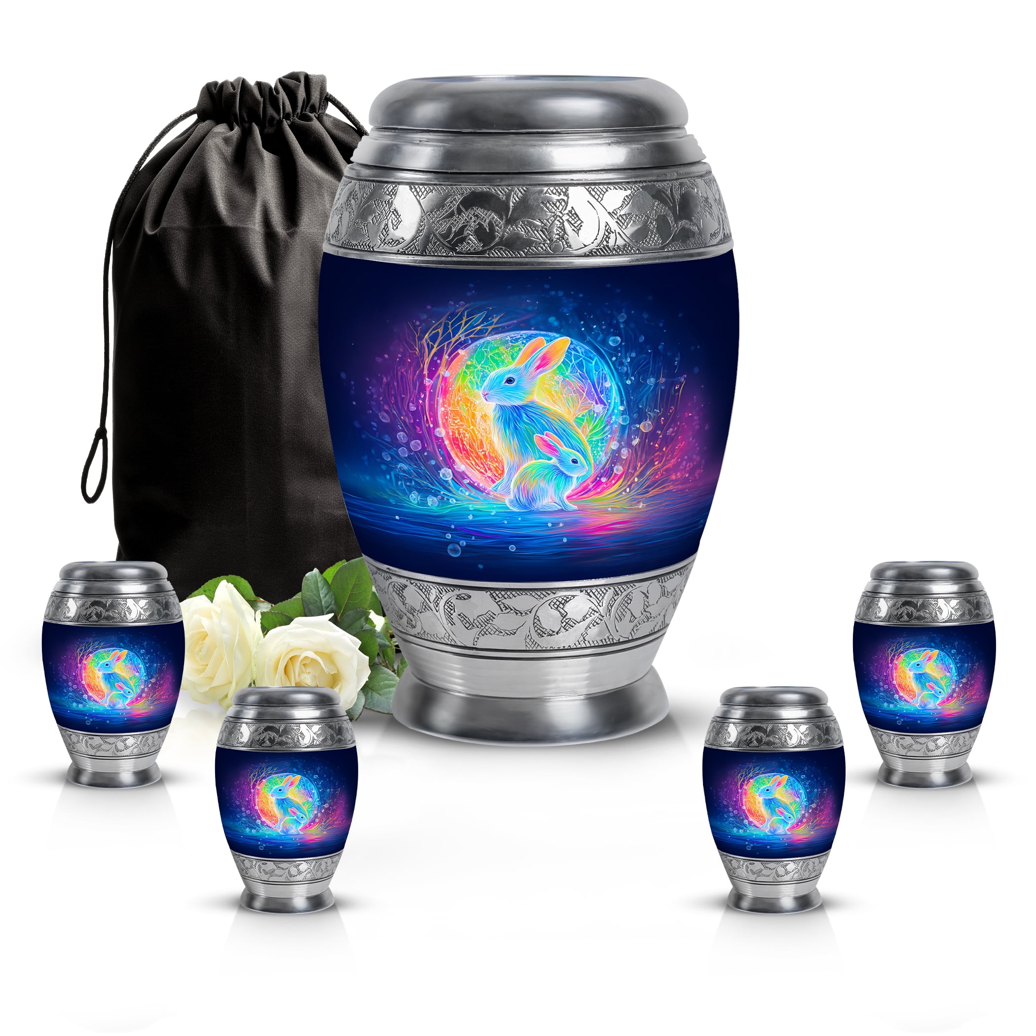 SABURIAL Rabbit Urn - Mini Funeral Urns For Women - Small Cremation ...