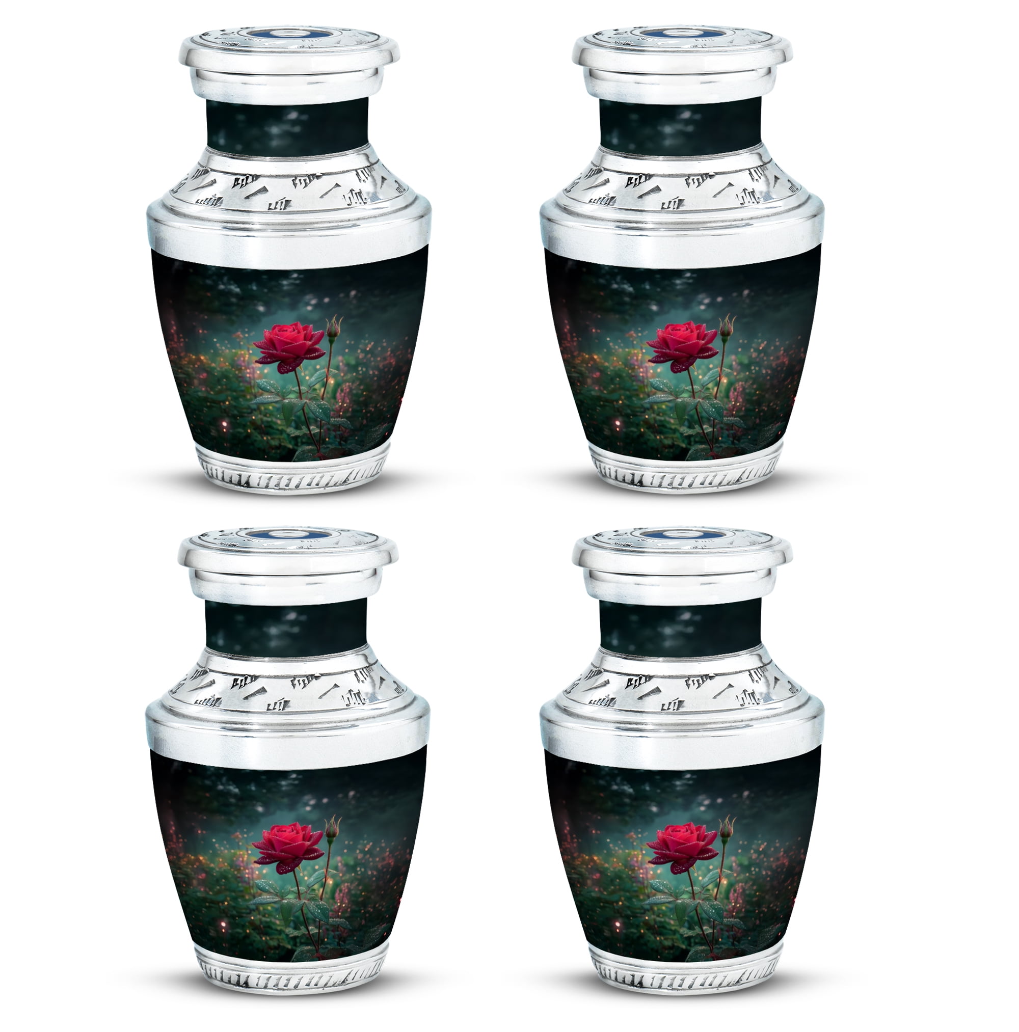 SABURIAL Rose Urn - Miniature Funeral Urn For Female - Small Burial ...