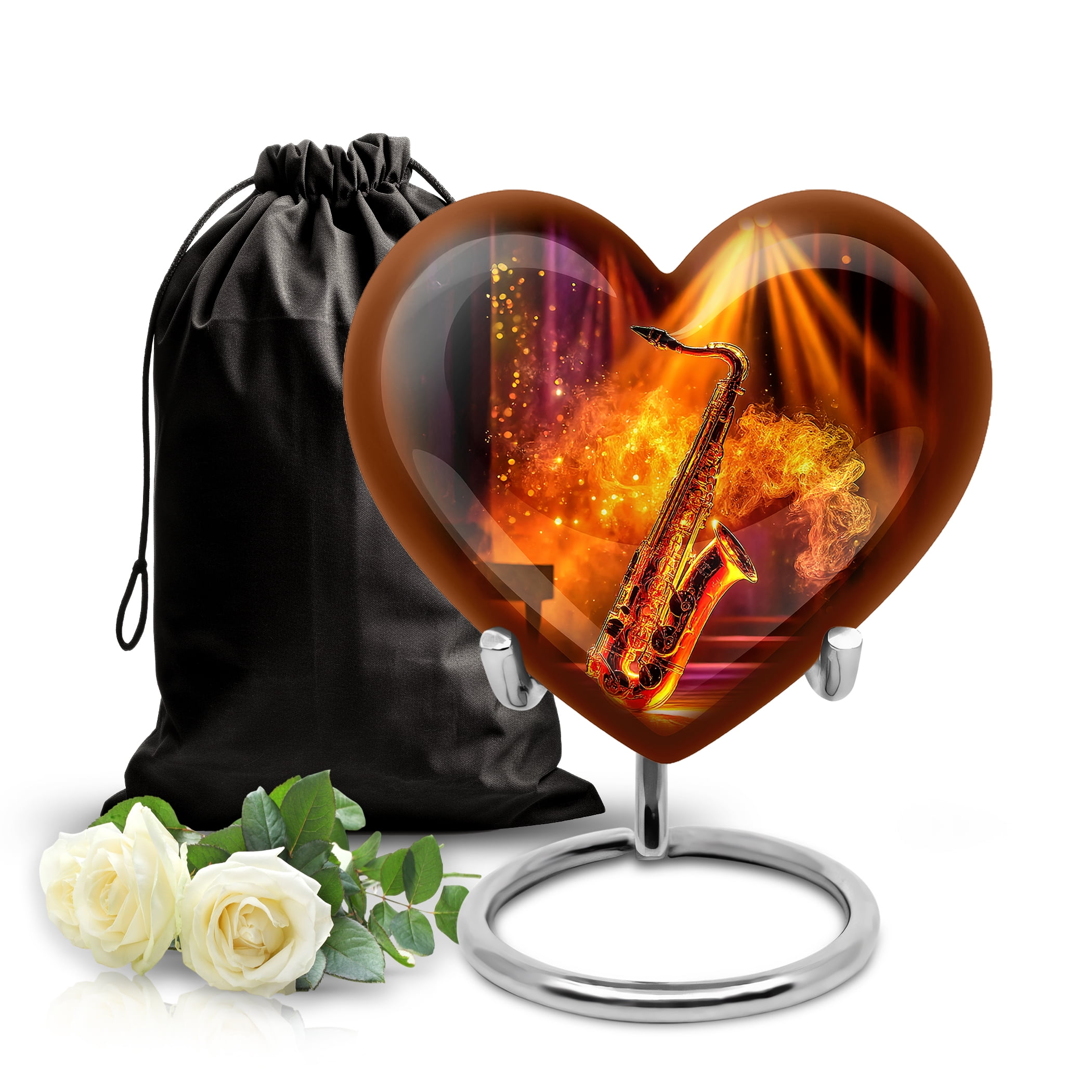SABURIAL Saxophone Urn Burial Urn - Honor Your Loved Ones With ...
