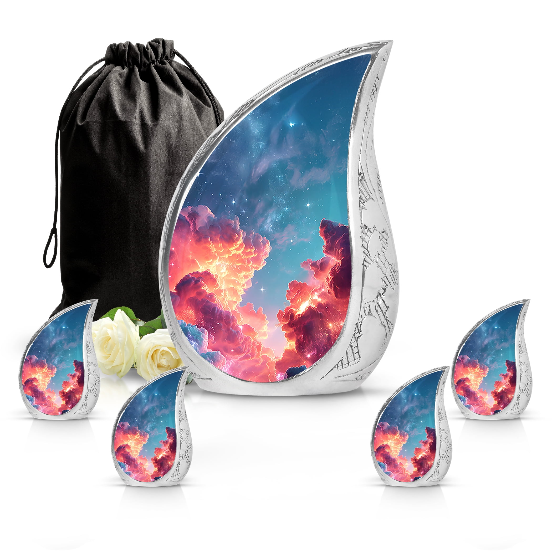 SABURIAL Star Galaxy Urn - Decorative Burial Urn For Male & Female Ash ...