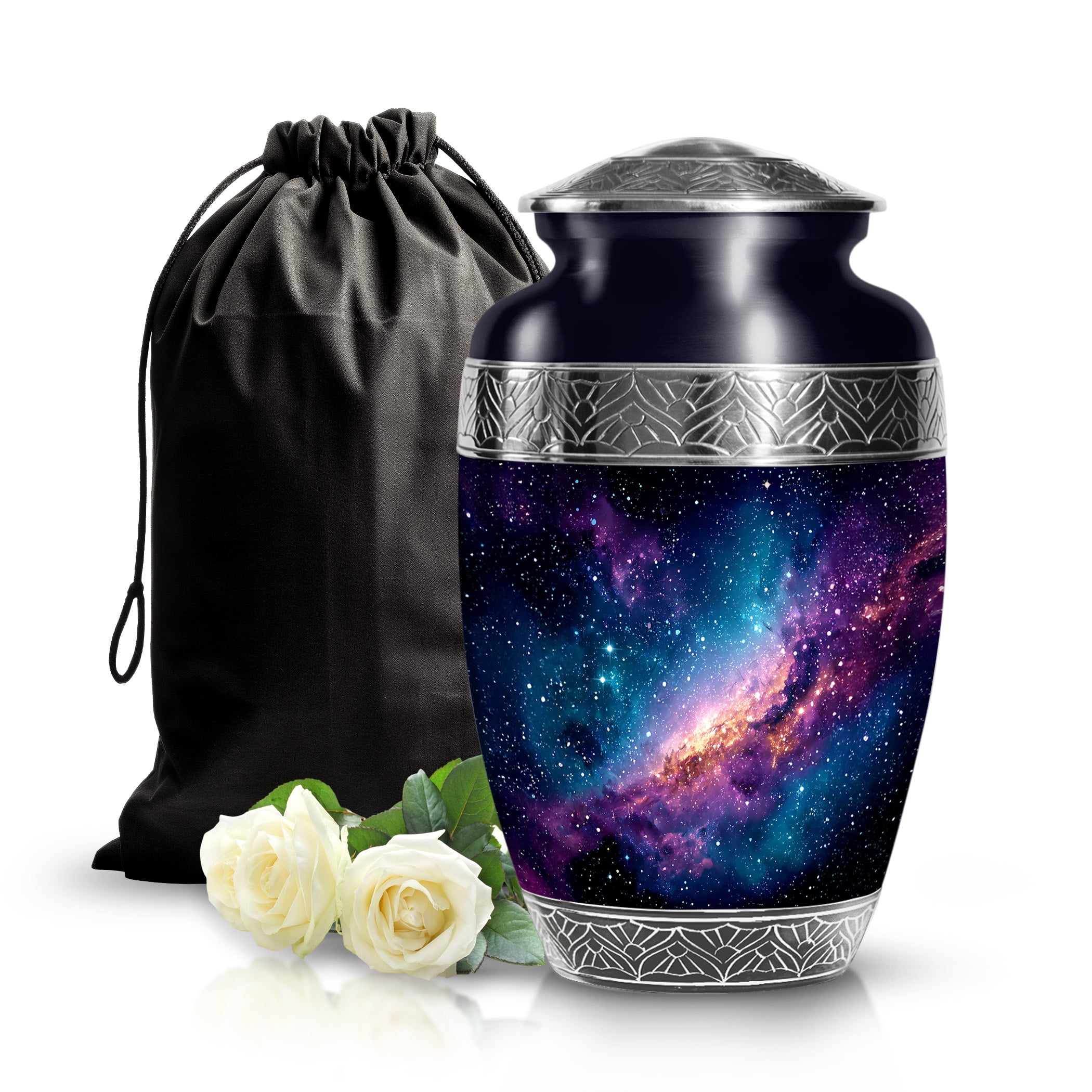 SABURIAL Star Galaxy Urn - Large Memorial Urn For Human Ash - Beautiful ...