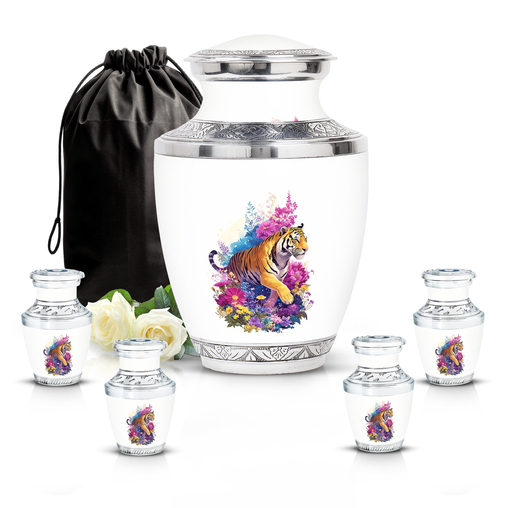 SABURIAL Tiger Urn - Mini Urns For Male Ash - Memorial & Cremation Urns ...