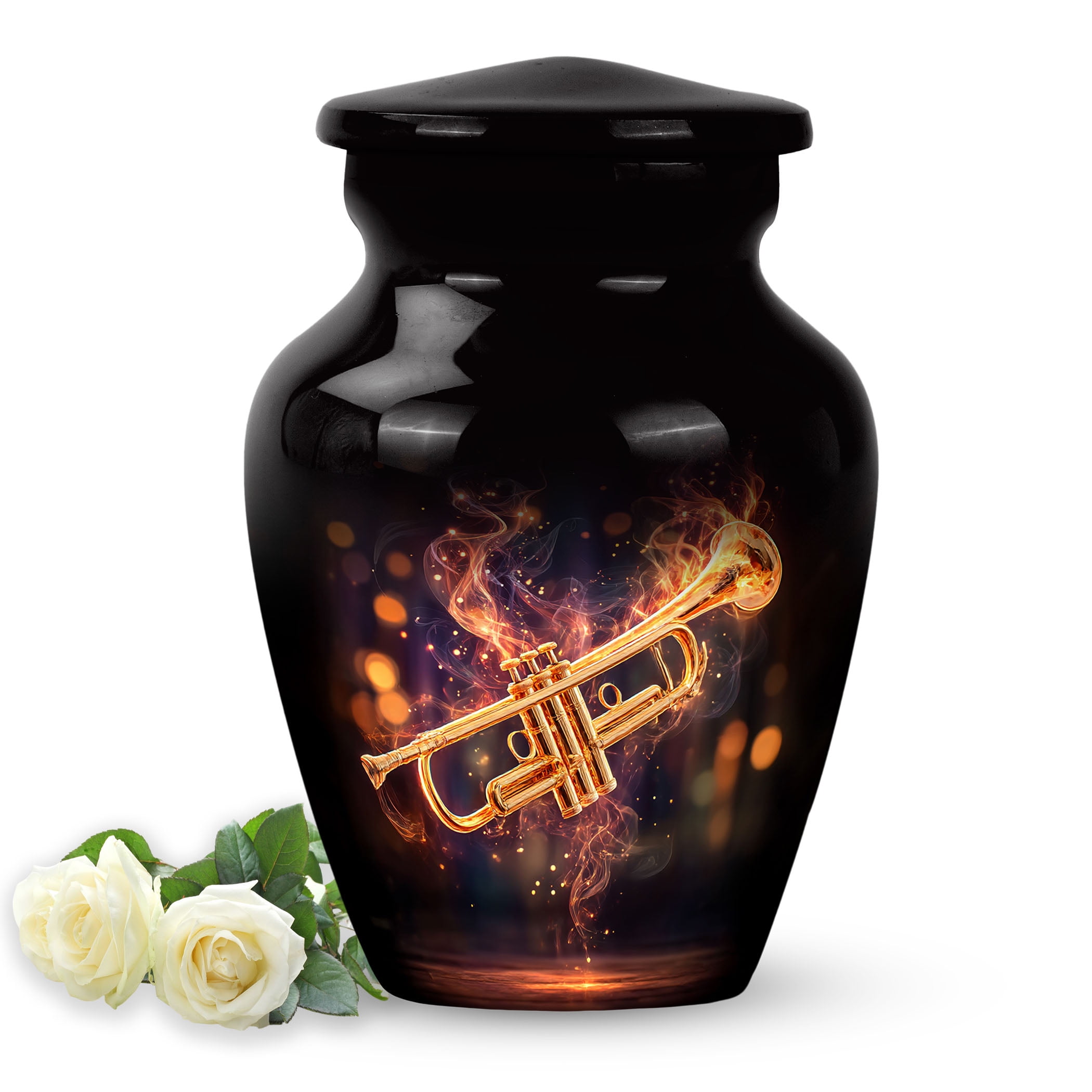 SABURIAL Trumpet Urn - Lovely Cremation Urn For Female Ash - Beautiful ...
