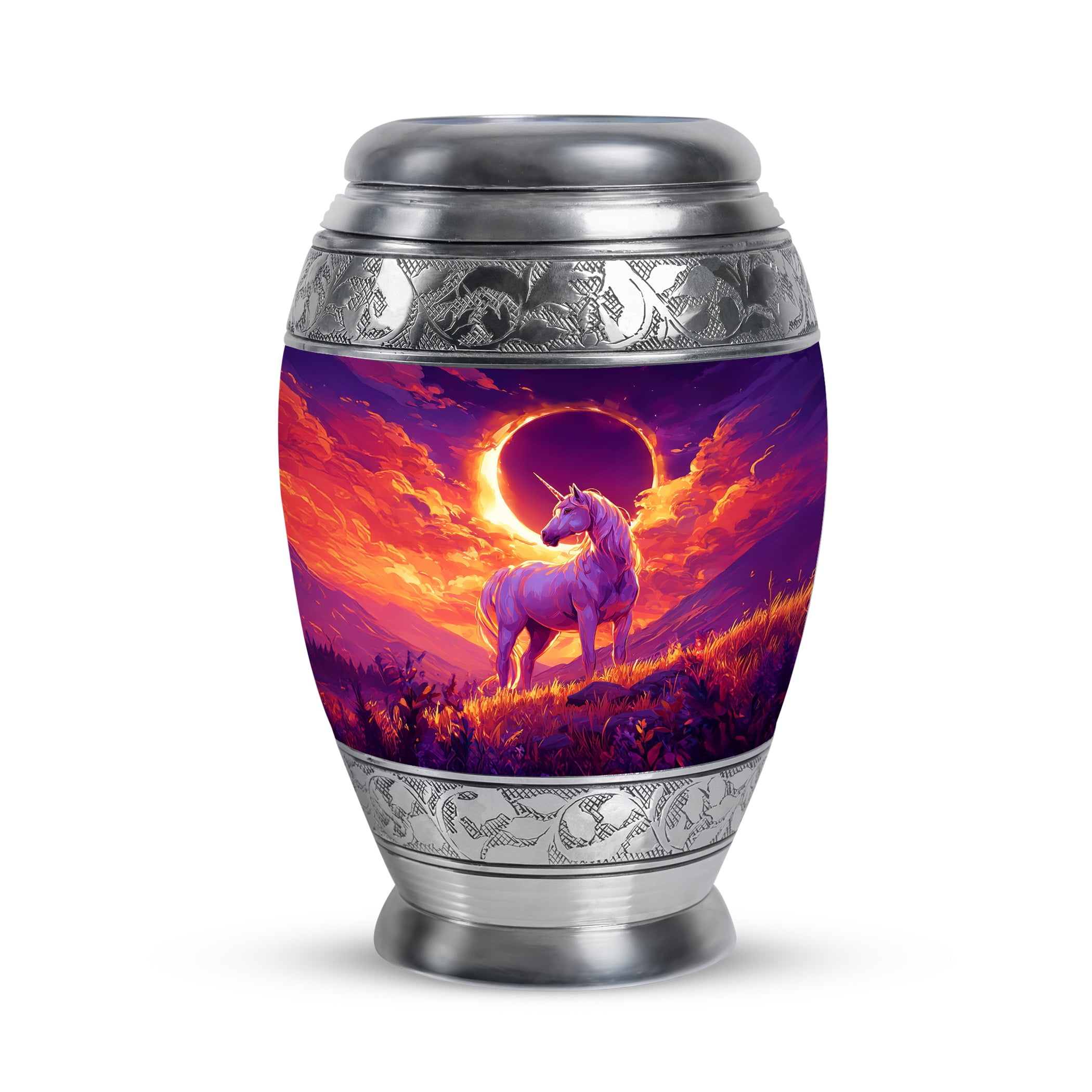 SABURIAL Unicorn Urn - Small Cremation Urns For Humans - Mini Funeral ...