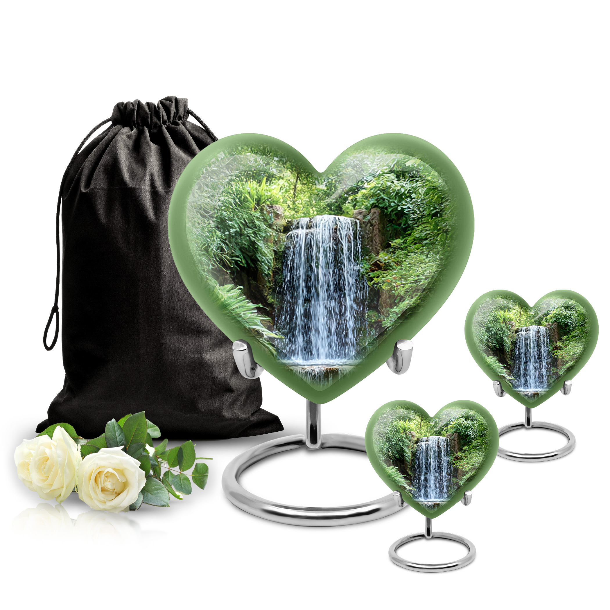 SABURIAL Waterfall Urn - Cremation Urns for Human Ashes - Beautiful ...
