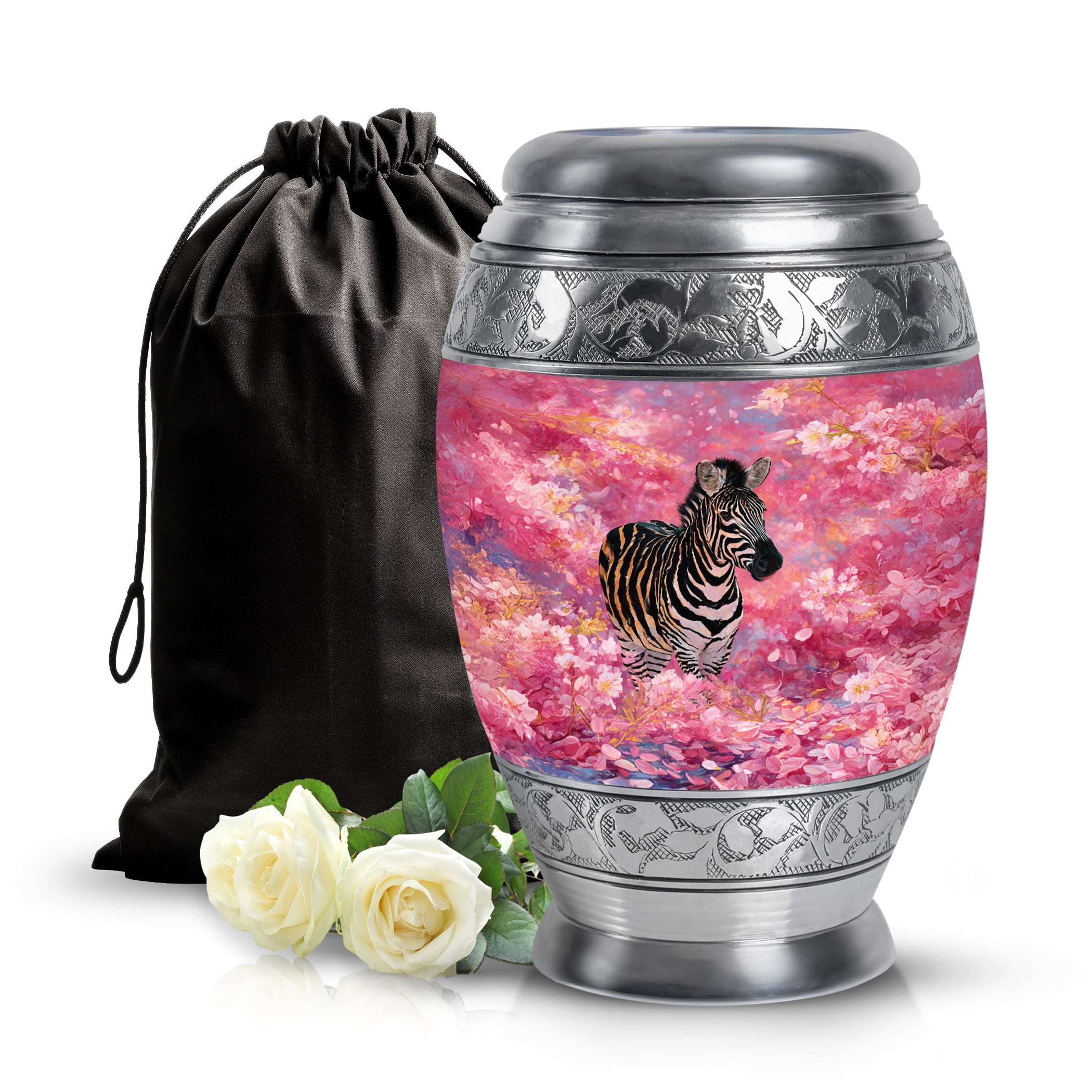 SABURIAL Zebra Adult Urn - Ash Burials For Human Ashes - 10 Inch ...
