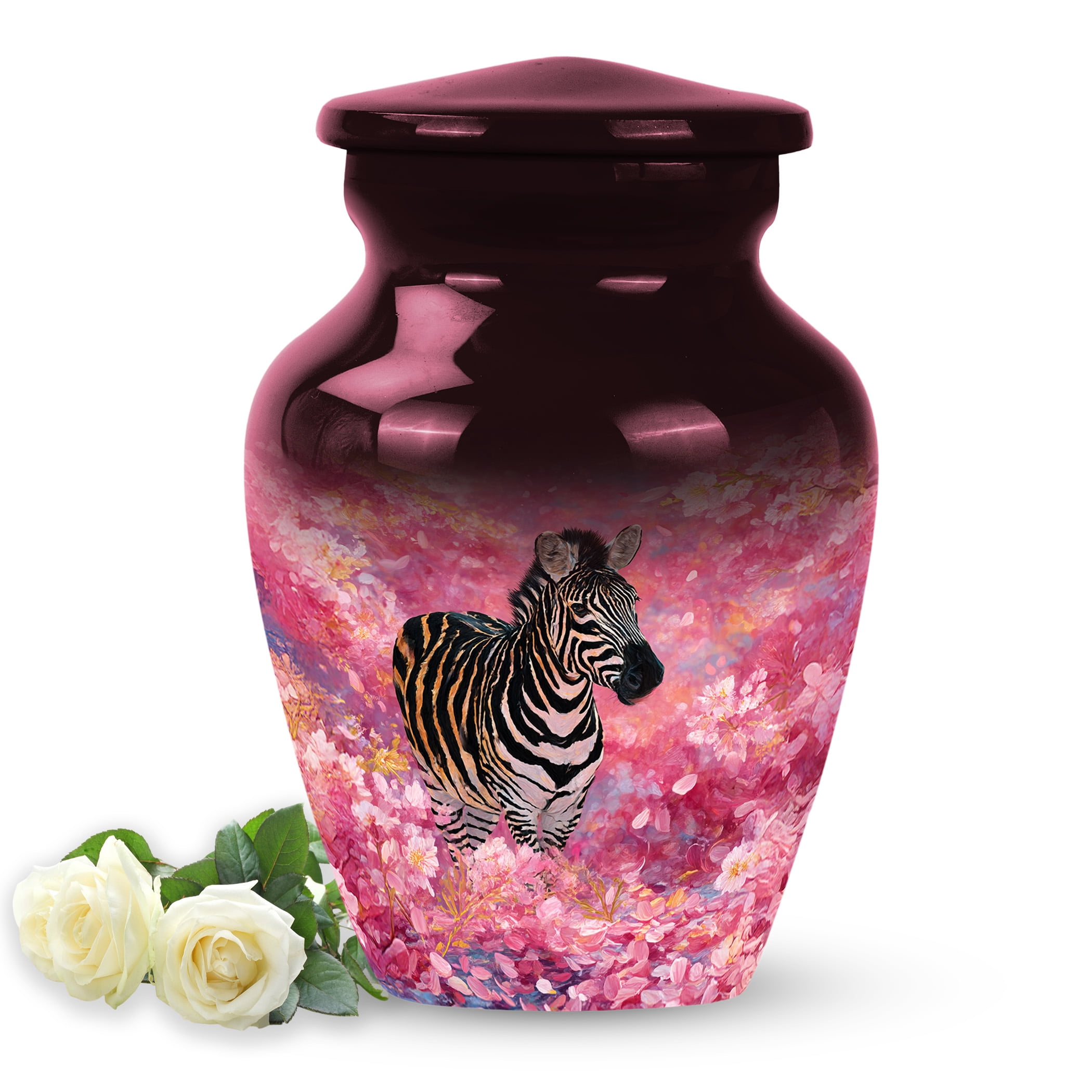 SABURIAL Zebra Urn - Miniature Keepsake Urn For Mom & Dad Ash ...