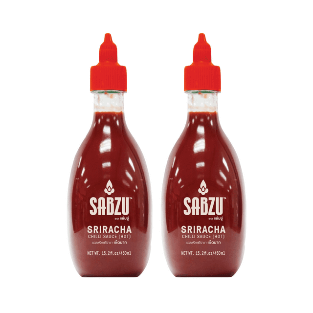 SABZU Sriracha Hot Chili Sauce | Sweet & Spicy Red Jalapeño Peppers Hot ...