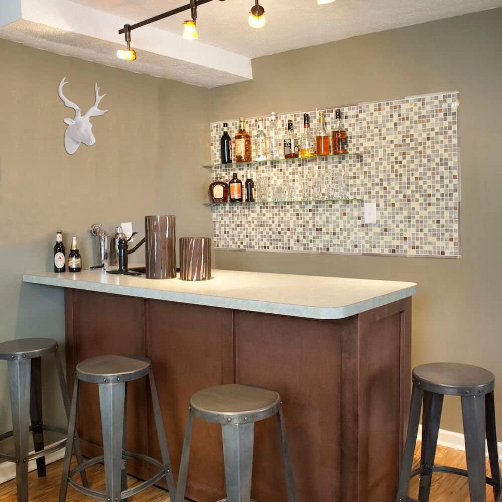 SAC SMARTEN ARTS Wall Art White Faux Furry Deer Head Wall Sculptures ...