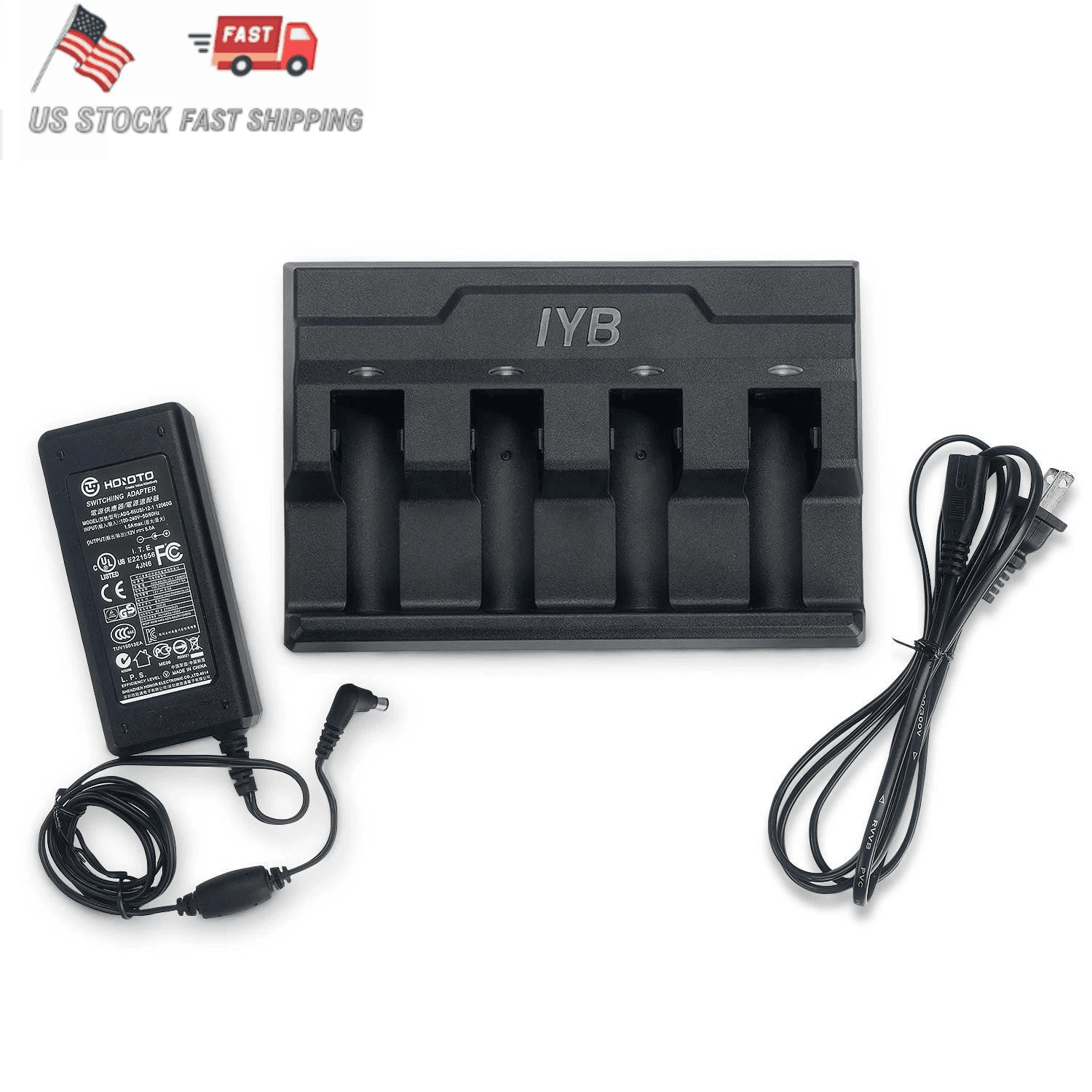 SAC3600-4001CR 4-Slot Battery Charger for Zebra DS3678, DS3600, LI3678 ...