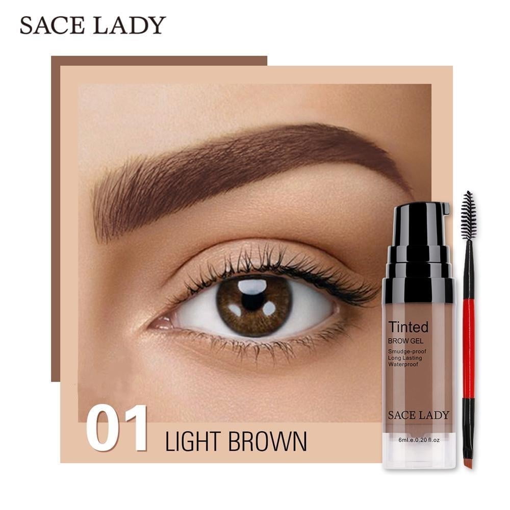 SACE LADY 3D Eyebrow Gel, Waterproof Brow Cream, Long Lasting 24 Hours ...