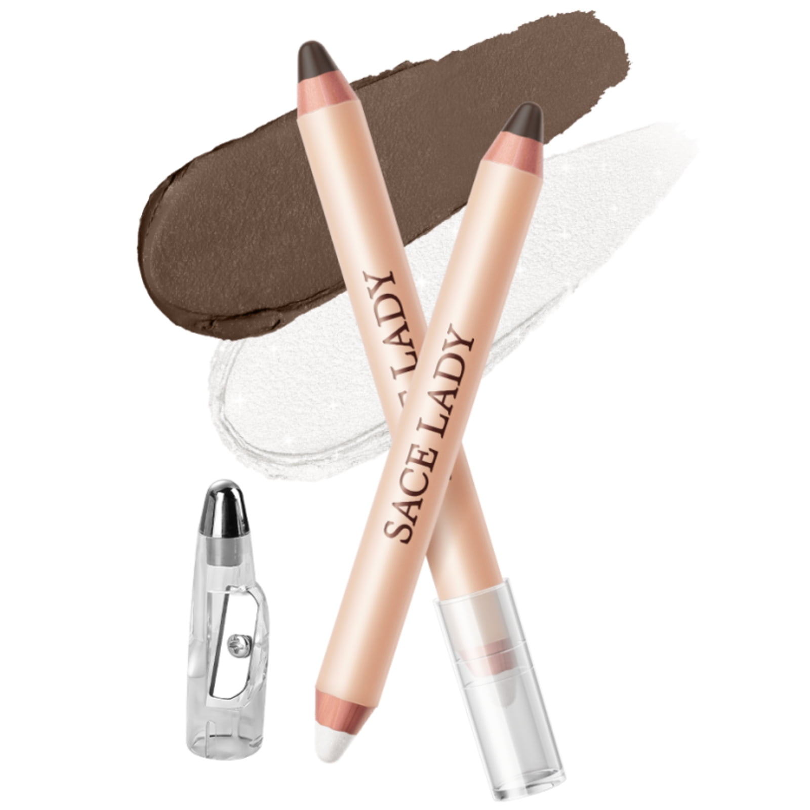 SACE LADY Double-Headed Highlighter Contour Pencil, Silky Smooth ...