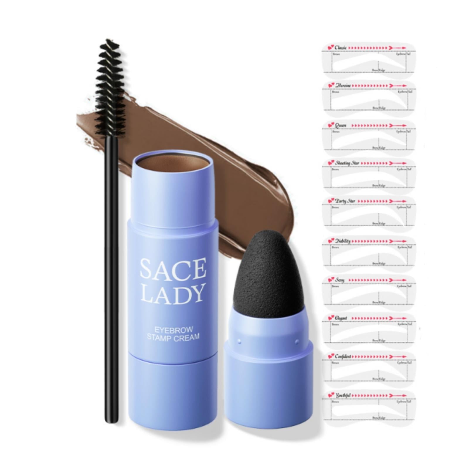 SACE LADY Eyebrow Stamp Stencil Kit, 1-Step Brow Stamp, Easy to use ...