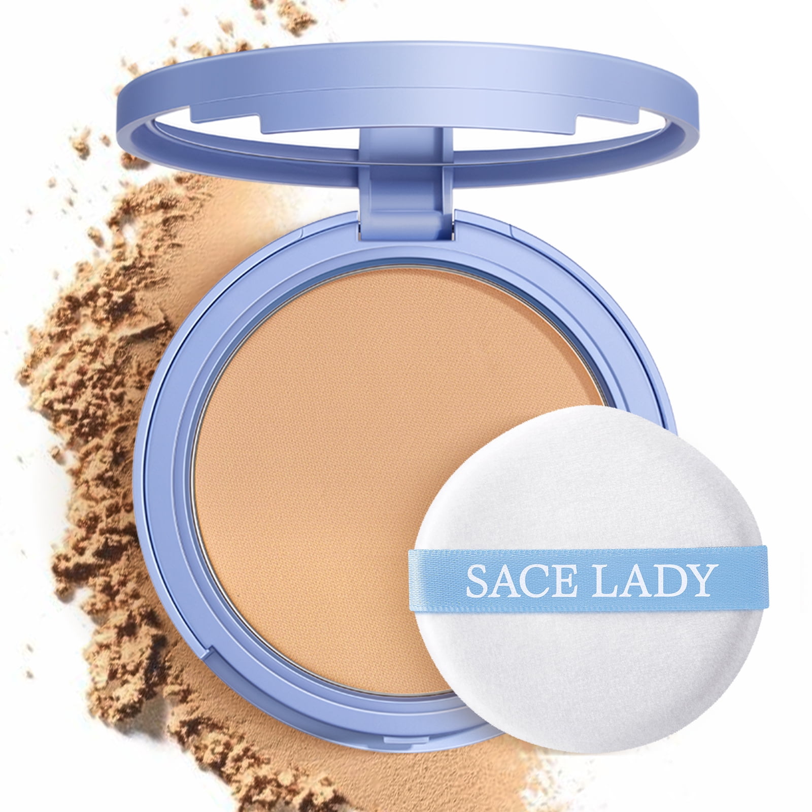 SACE LADY Waterproof Face Powder Oil Control Lasting Matte Setting ...