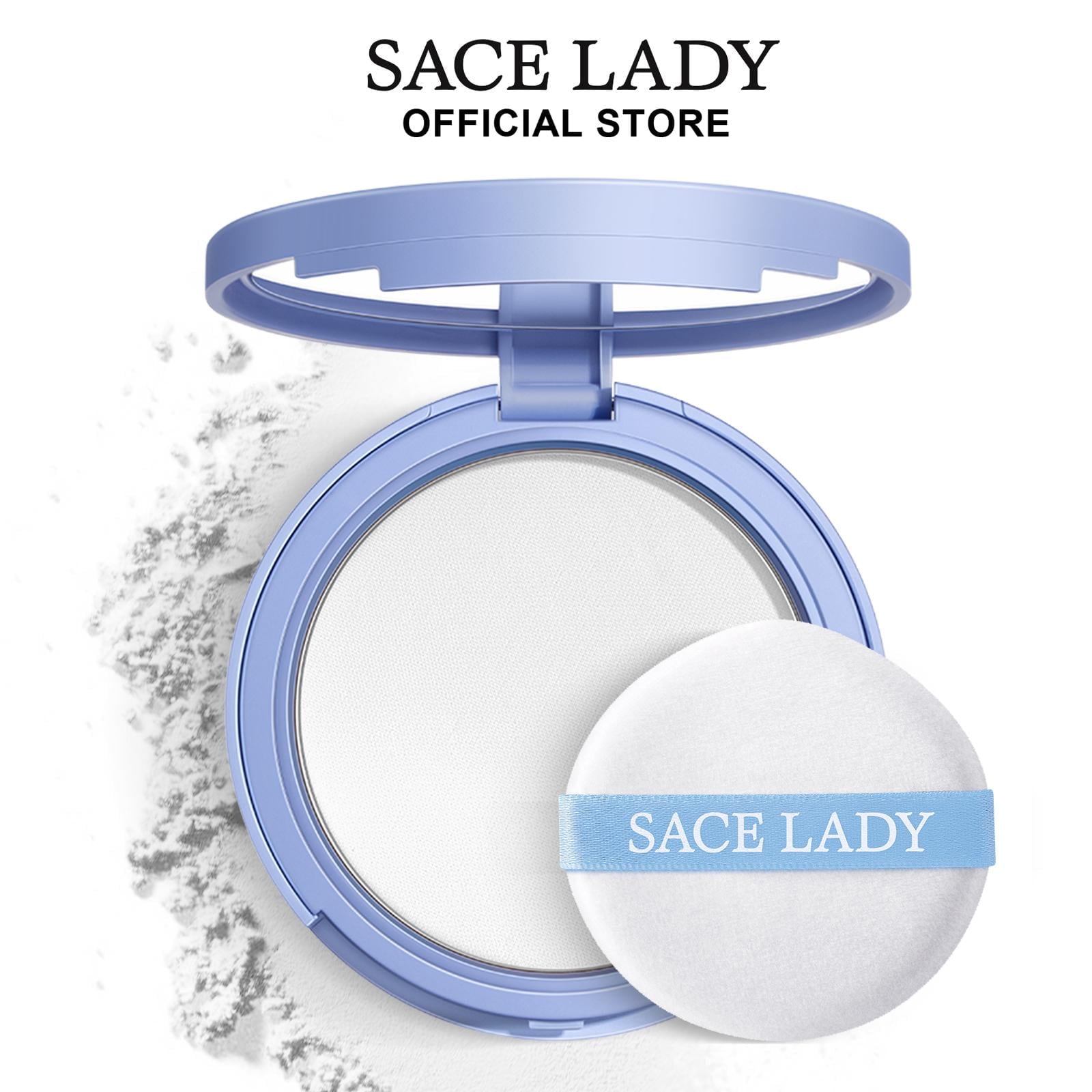 SACE LADY Waterproof Face Powder Oil Control Lasting Matte Setting ...