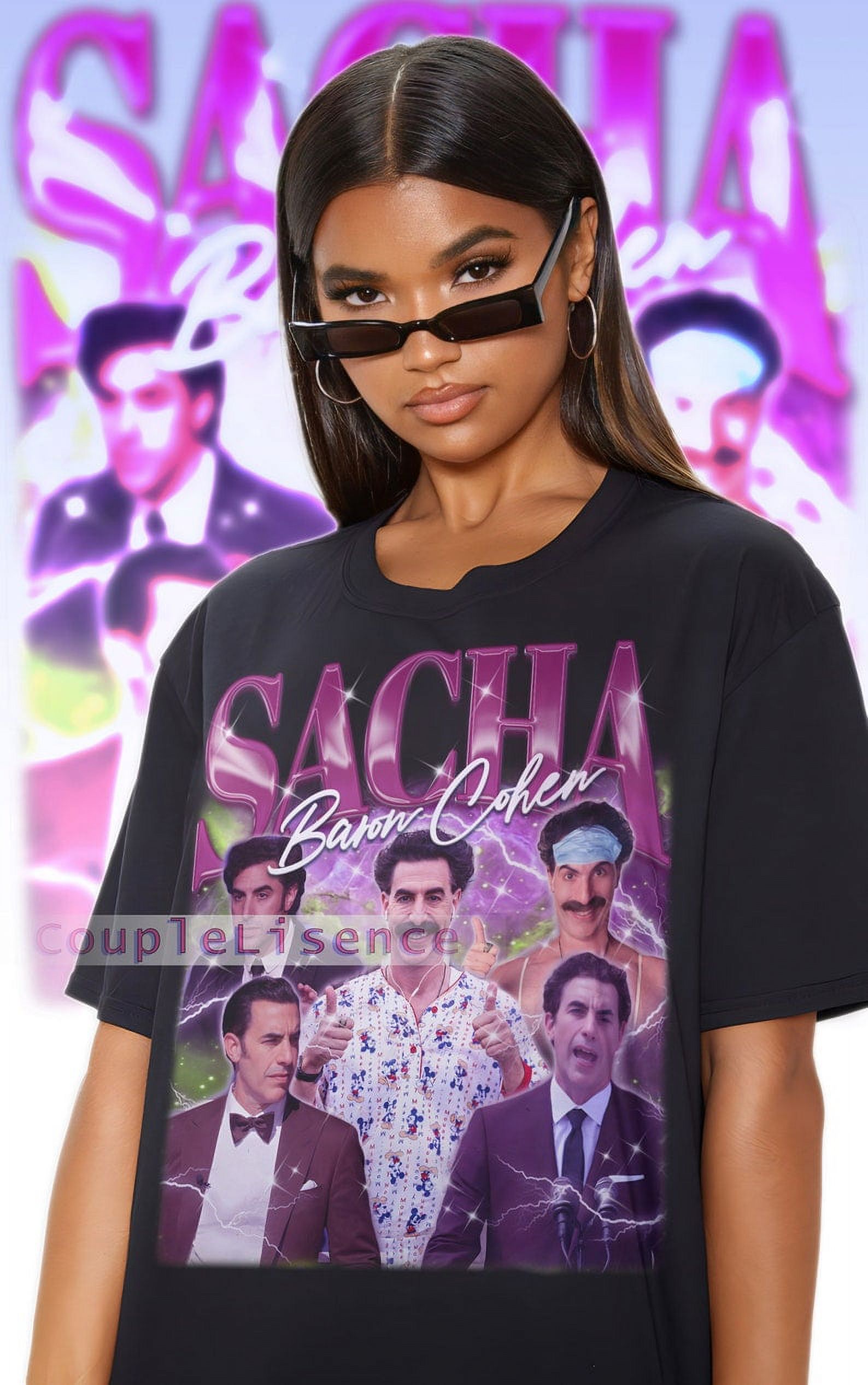 SACHA Baron COHEN Vintage Shirt | Sacha Cohen Homage Fan Tees | Sacha Cohen Homage Retro | Sacha ...