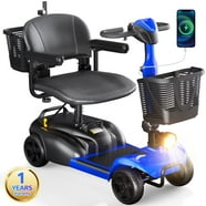 Pride Mobility GoGo Elite 4-Wheel Scooter, 12AH Battery, Transportable ...
