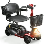 EV Rider TRANSPORT Automatic Folding Mobility Scooter Red - Walmart.com