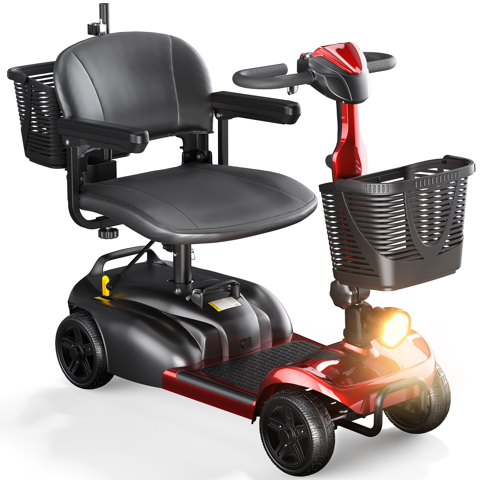 Zip'r Roo 3-Wheel Travel Mobility Scooter, Red - Walmart.com