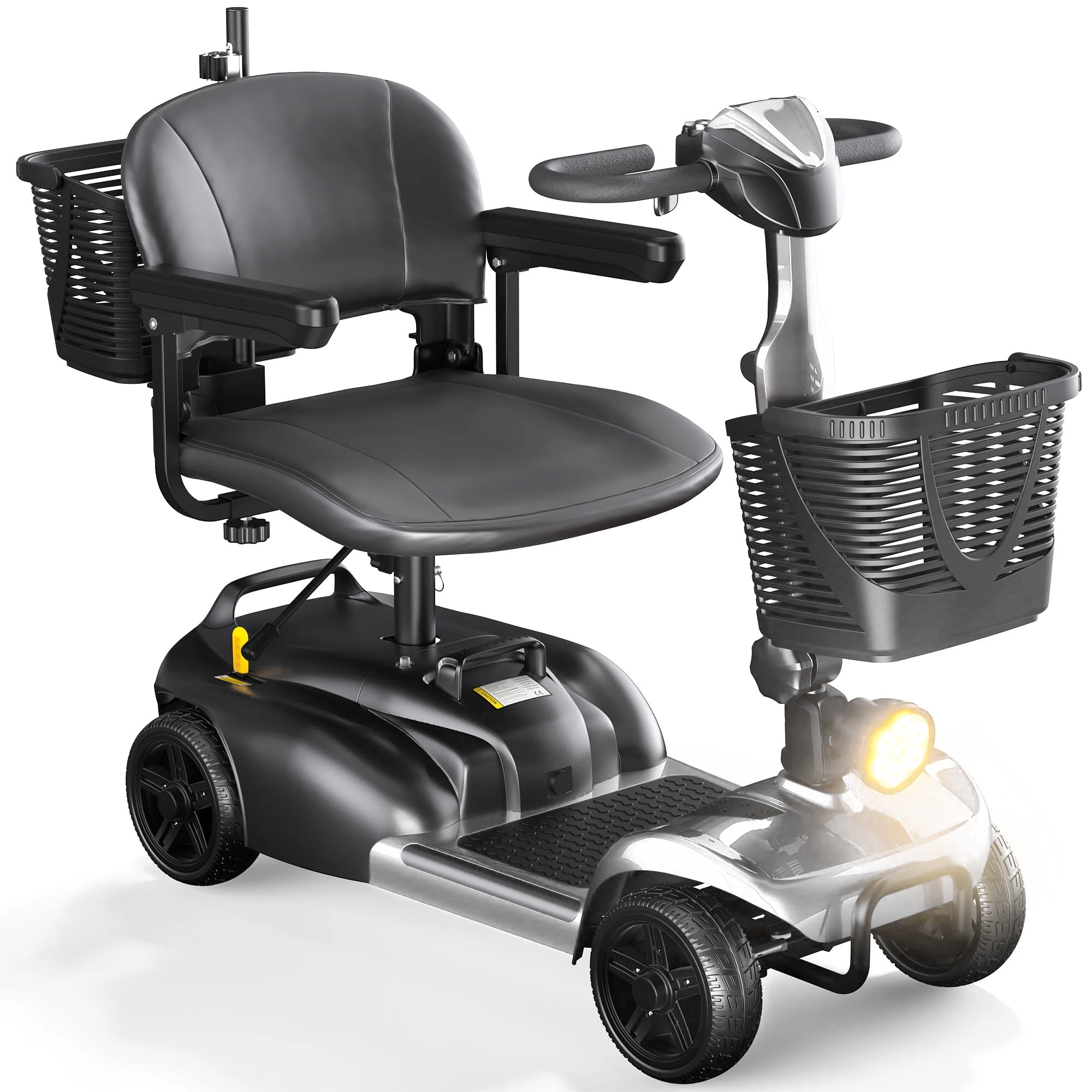 SACVON 4 Wheels Mobility Scooter with Cane Holder for Seniors, Electric ...