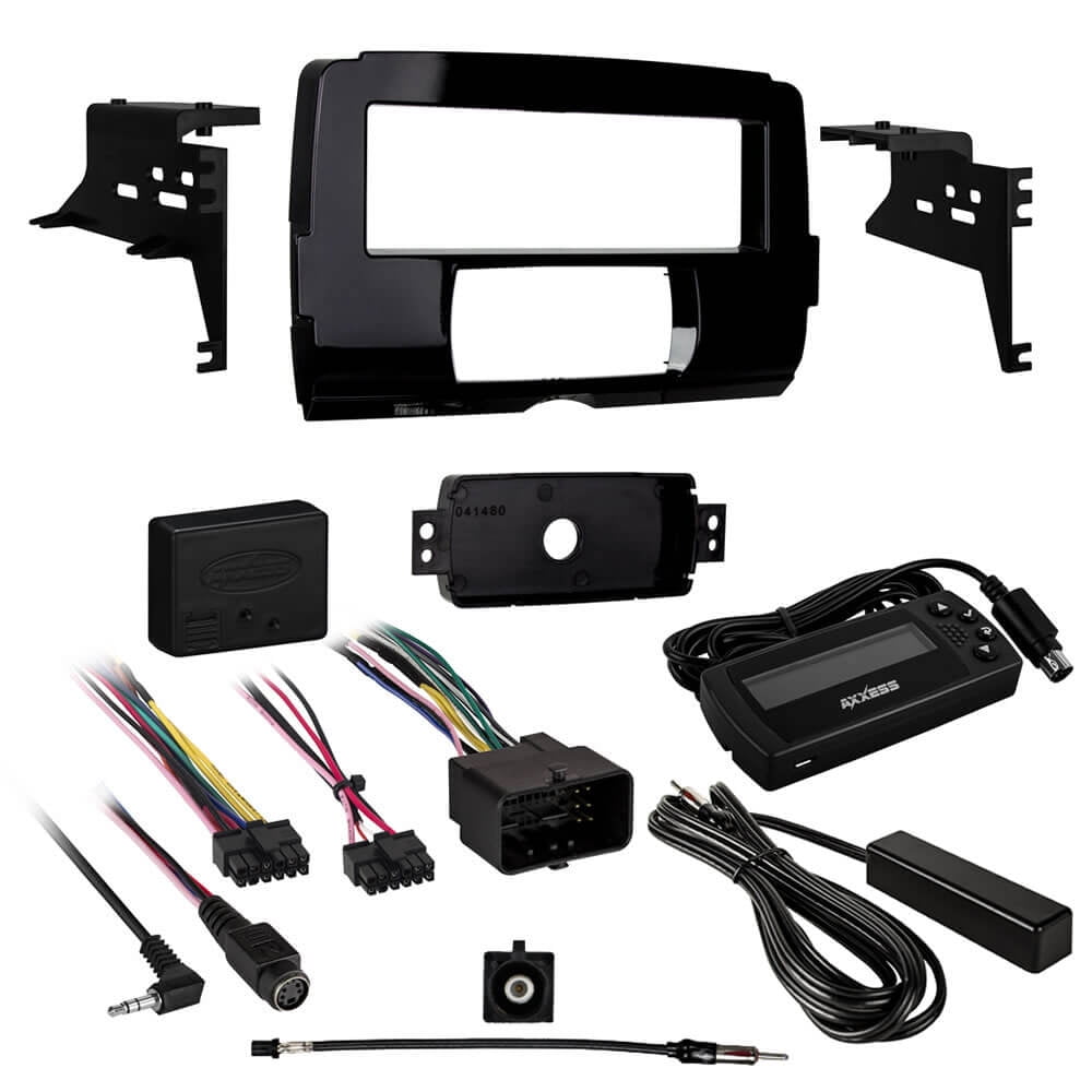 SAD99-9714WR Saddle Tramp 99-9714WR Motorcycle Radio Kit - Single-Din ...