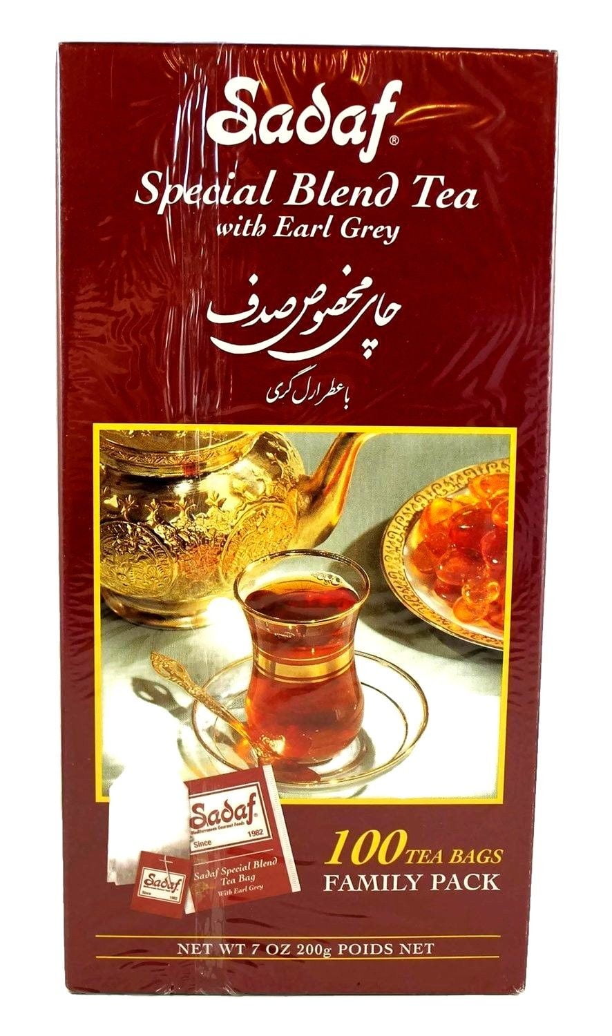 SADAF Special Blend Tea with Earl Grey ~ 100 Tea Bags - Walmart.com